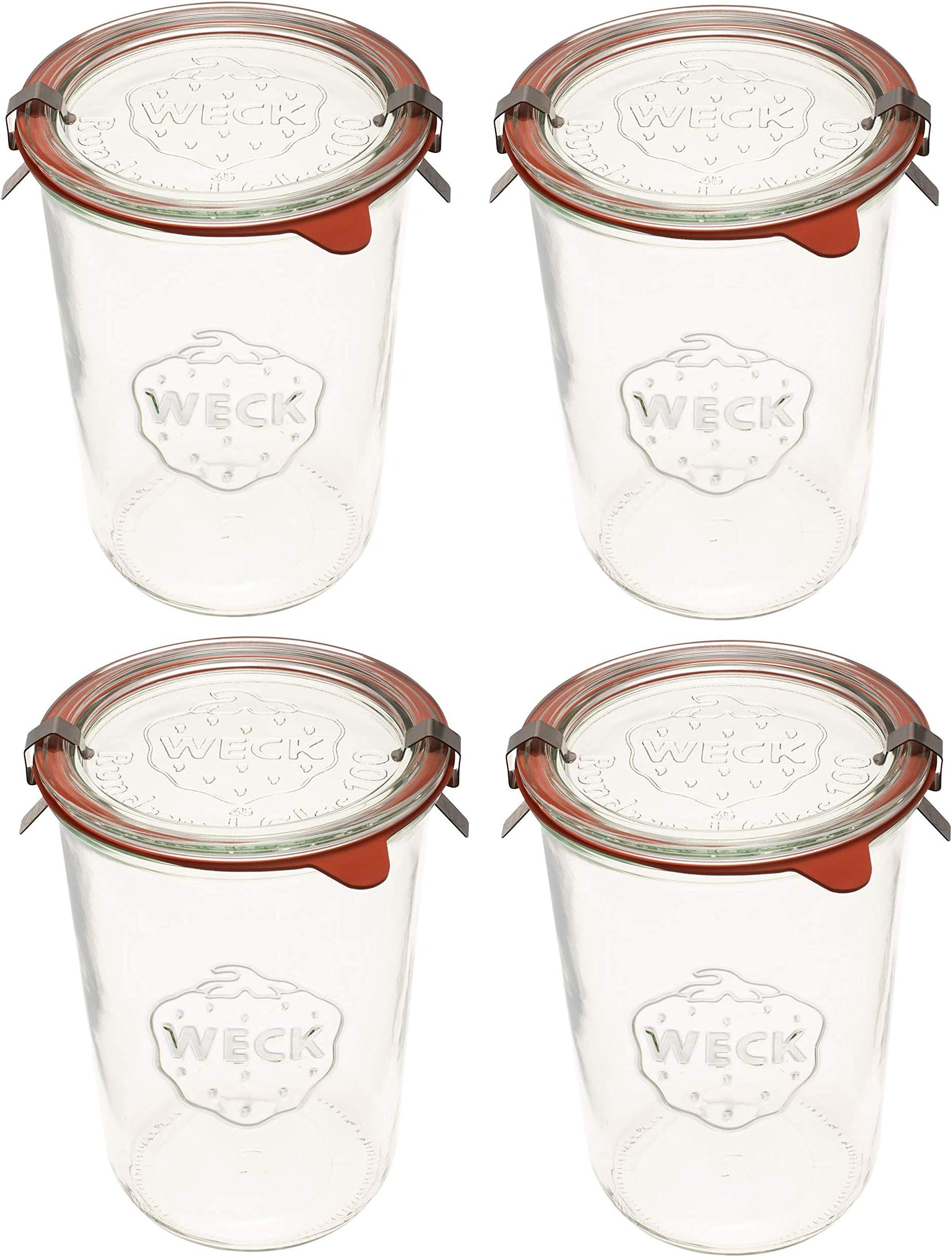 Amazon.com: WECK 743 Mold Jar - Sourdough Starter with Wide Mouth ...