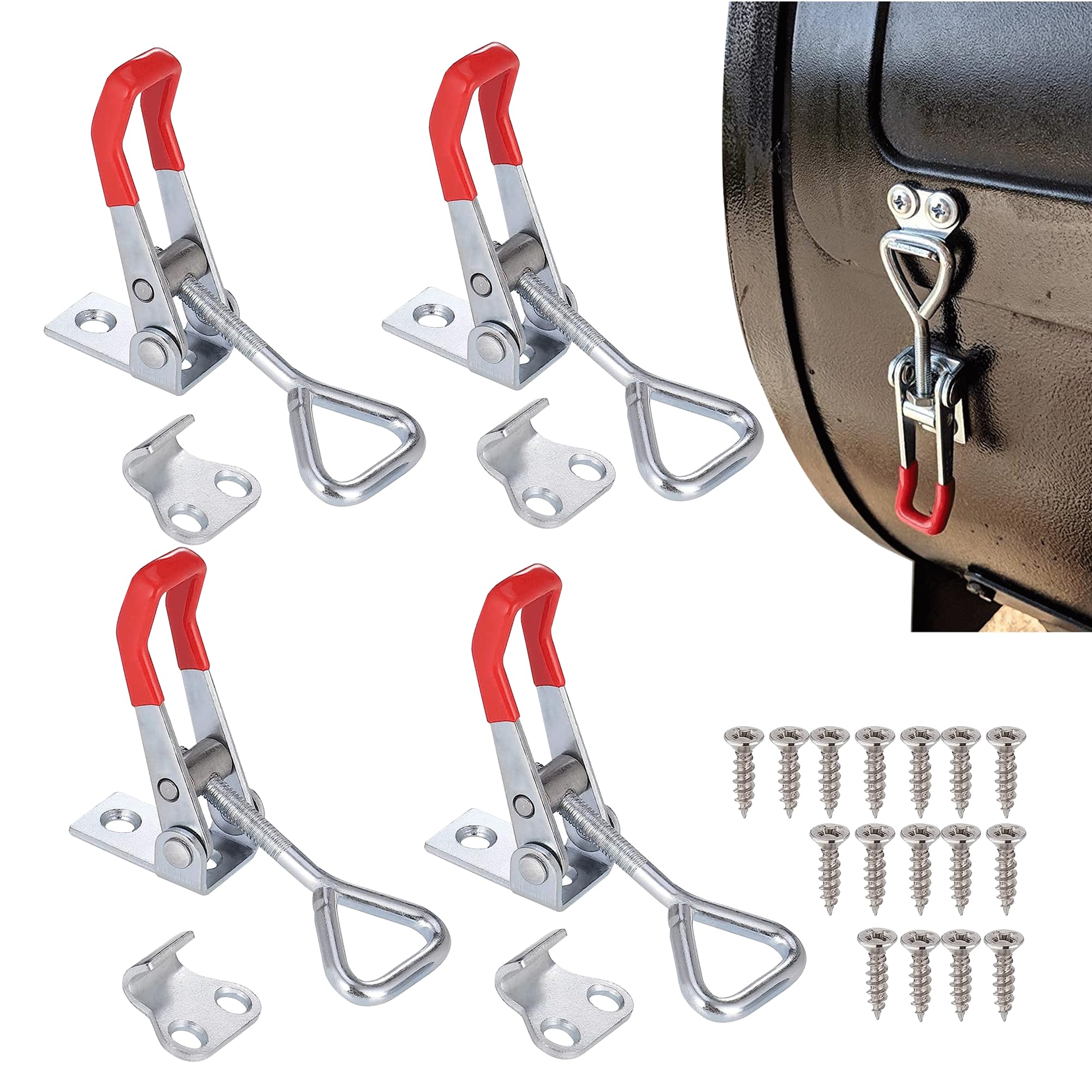 4 Pcs Metal Toggle Latch Heavy Duty Toggle Clamp Homes | Desertcart ...