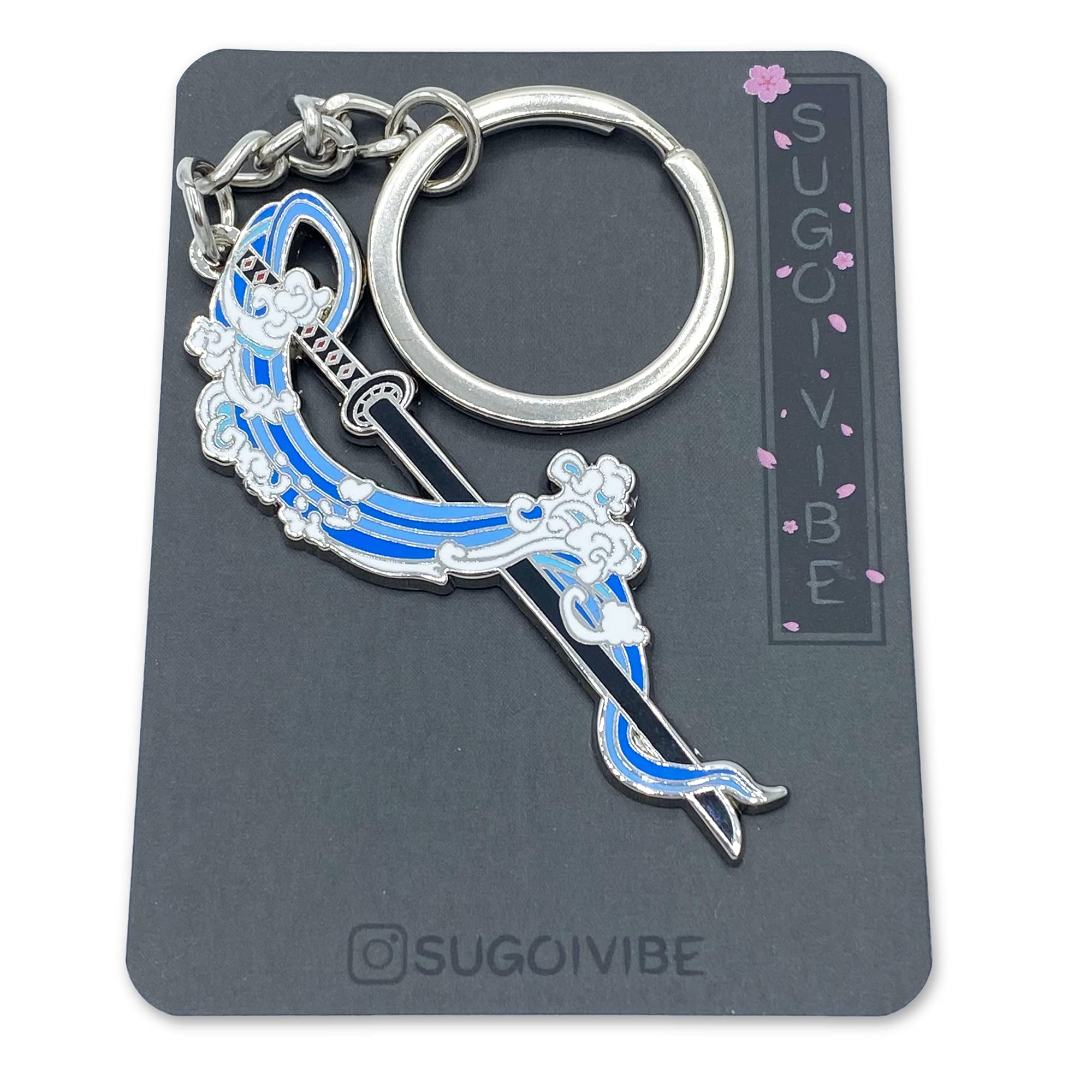 Demon Slayer Kimetsu No Yaiba Tanjiro Keychains Water Breathing ...