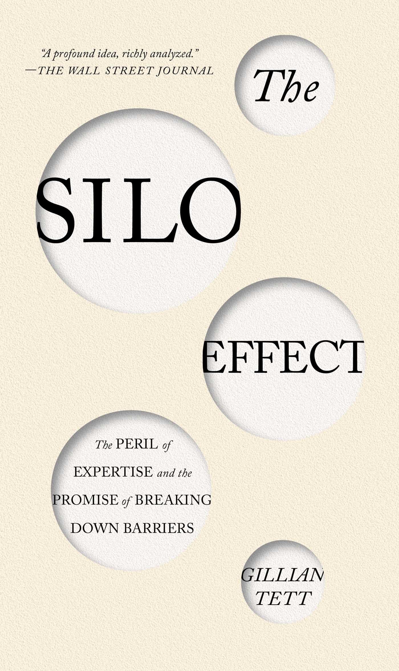 The Silo Effect: The Peril of Expertise and the Promise of Breaking Down Barriers : Tett ...
