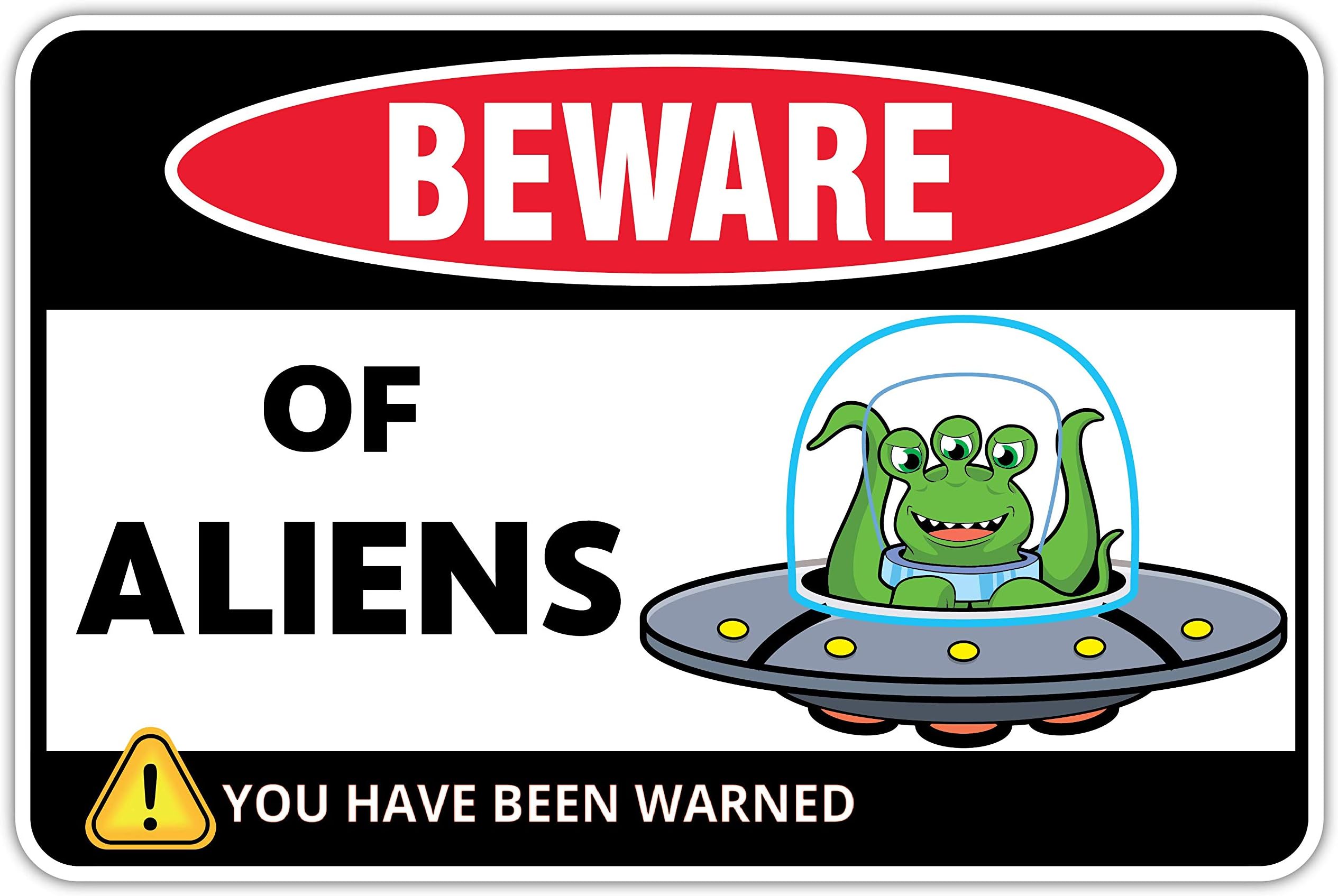 Amazon.com: Alien Metal Tin Sign I Want To Believe Ufo Tin Signs ...