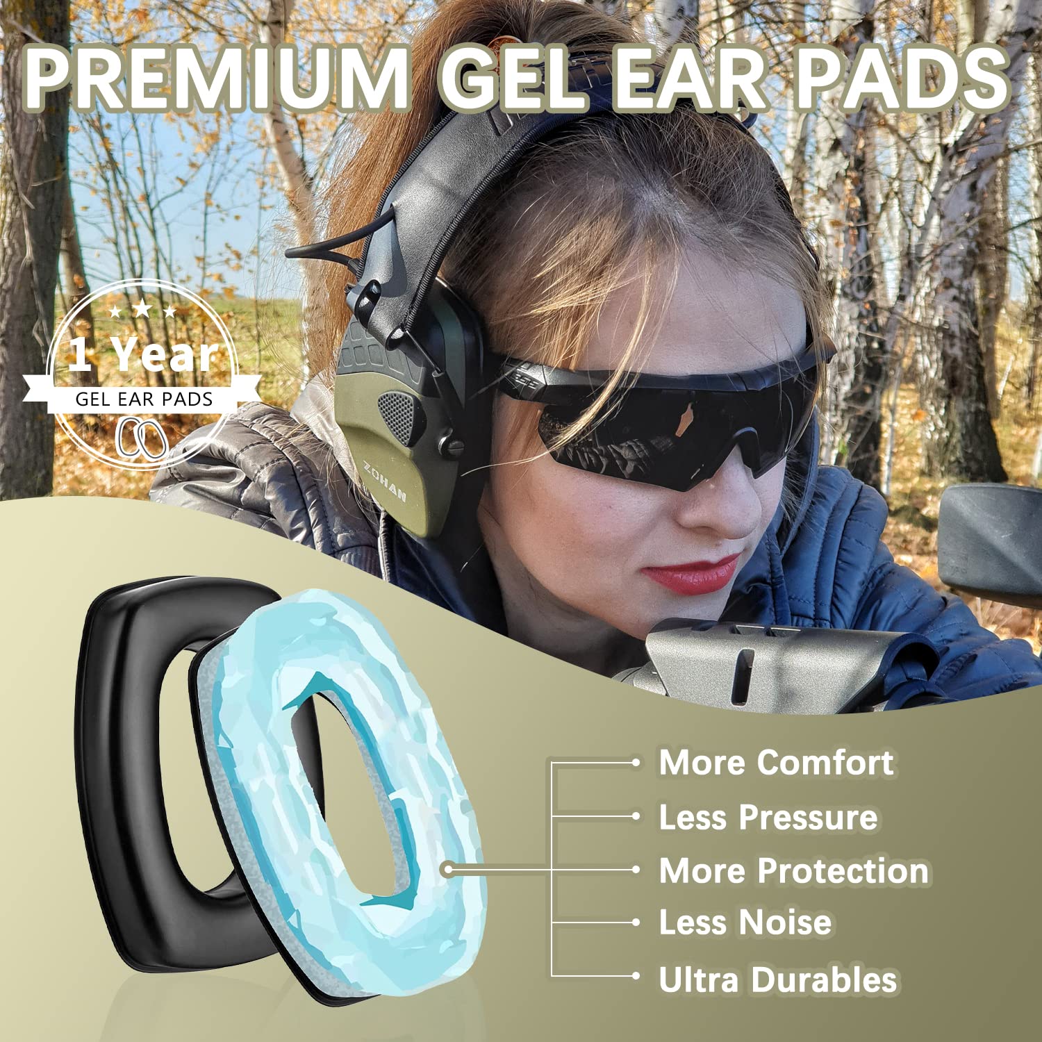 Snapklik.com : ZOHAN EM054 Electronic Shooting Ear Protection