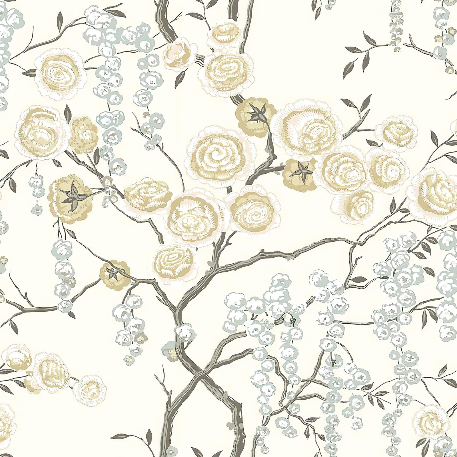 The Chateau by Angel Strawbridge Potagerie Wallpaper (CHWP3A), Cream ...