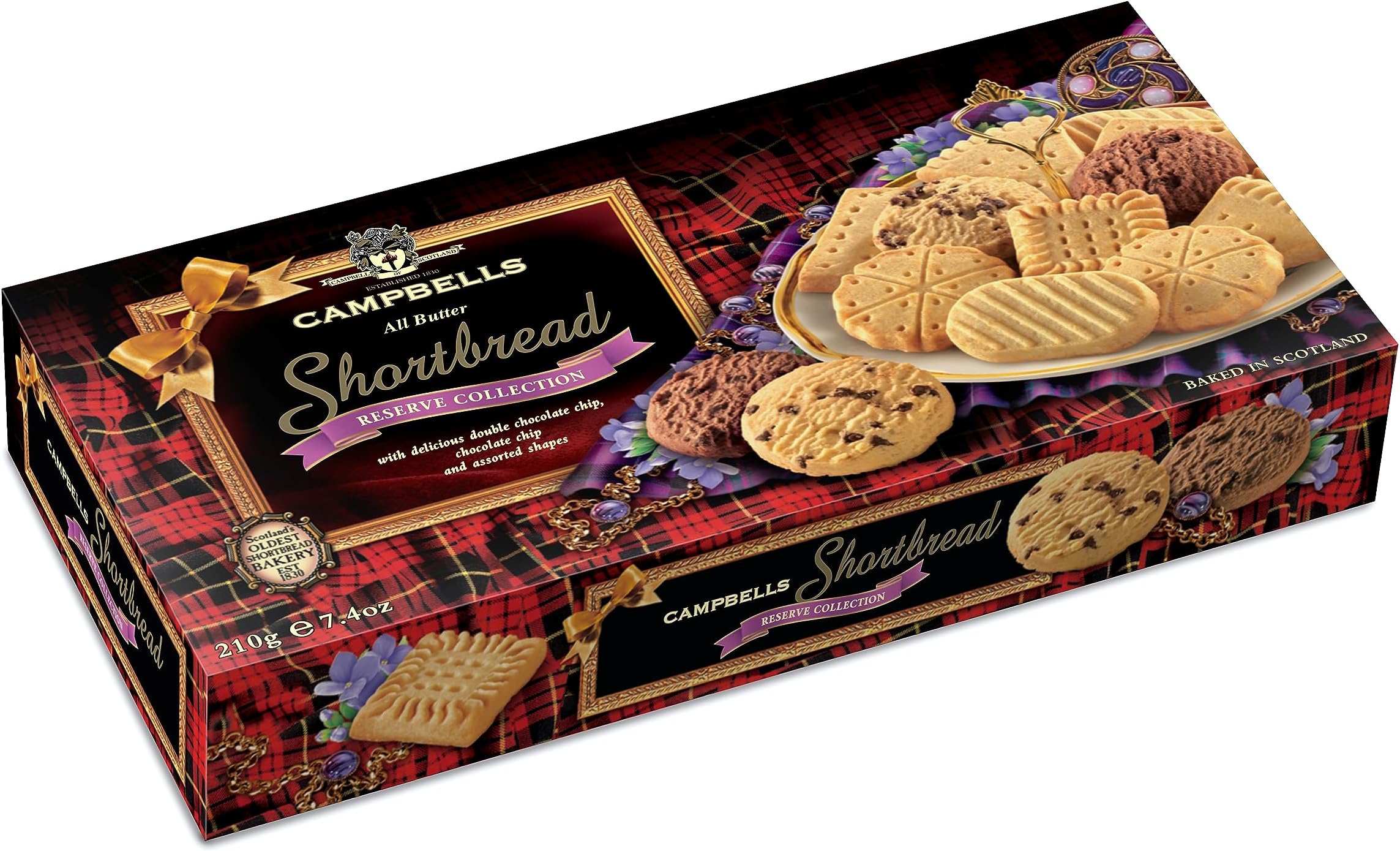 Amazon.com: Campbells Shortbread Reserve Collection All Butter Cookies ...