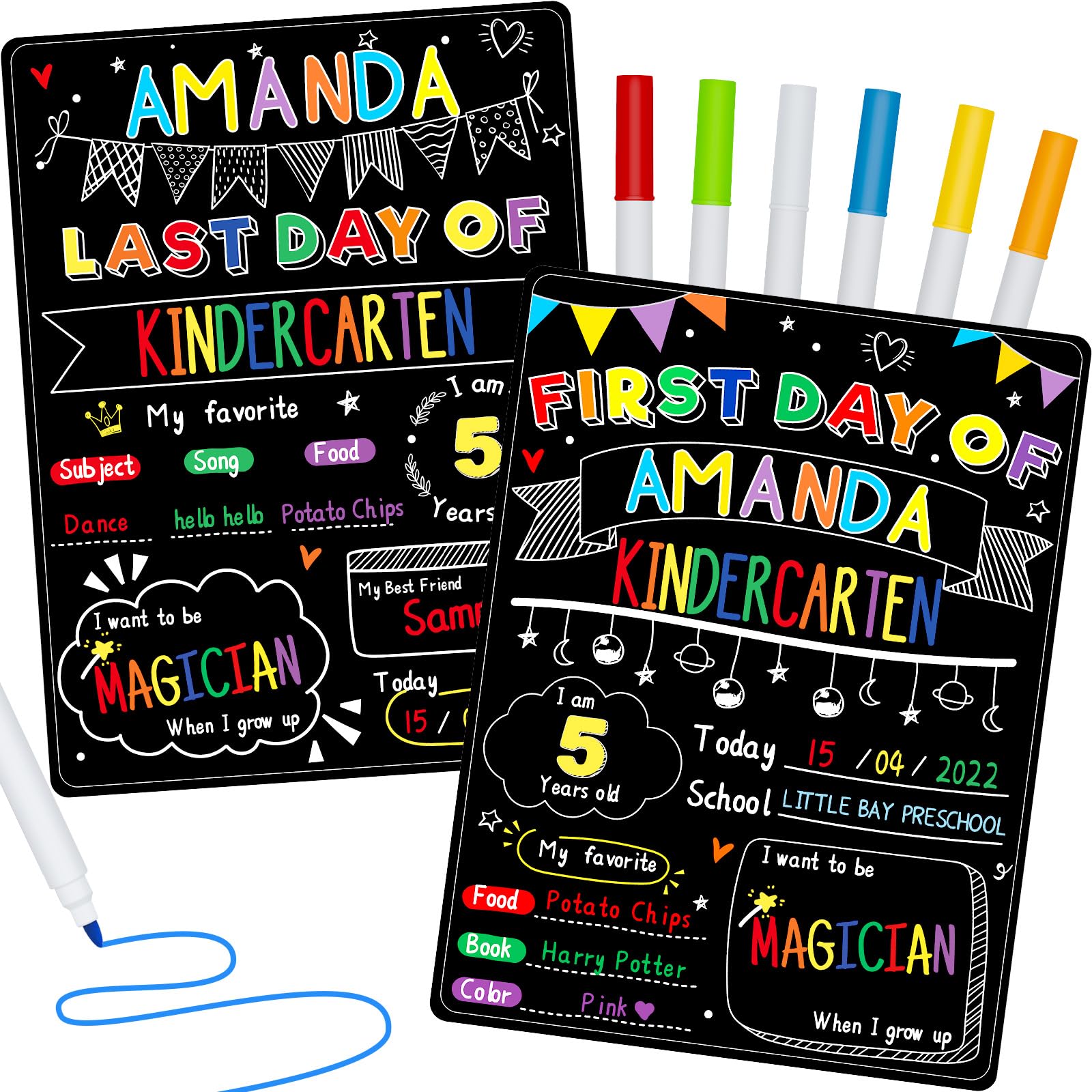 Cartel Del Primer Día De Preescolar Liceo Cristiano Monte Sinaí