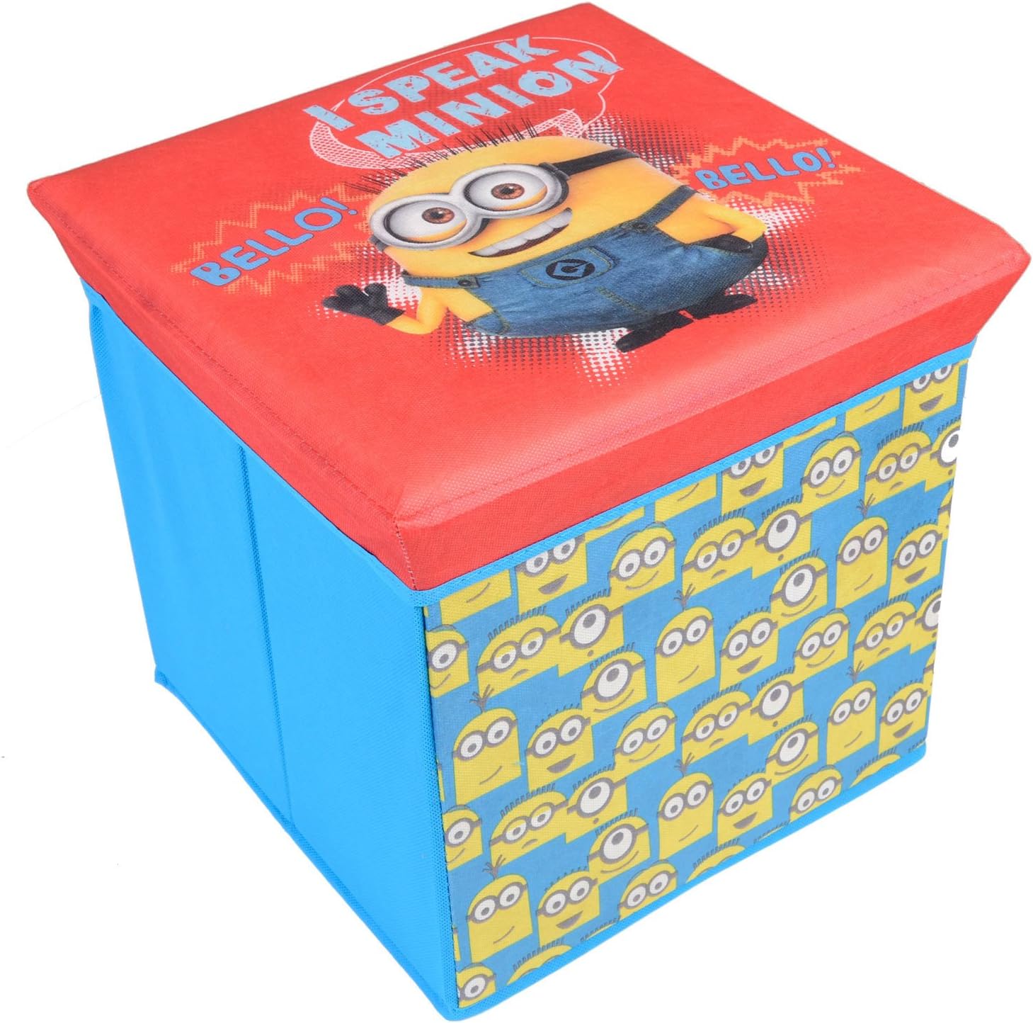 Verona Originals Minion Made Despicable Me RED Storage Stool Cube with ...