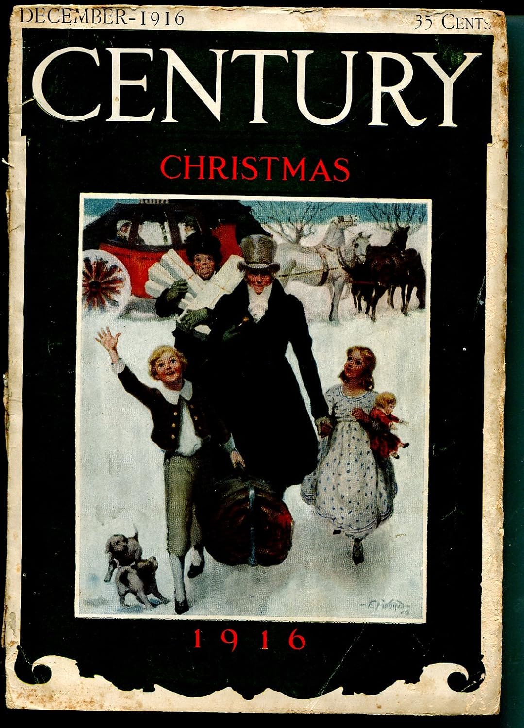 Amazon.com: Century Magazine 12/1916-historic-pulp format-unique art ...