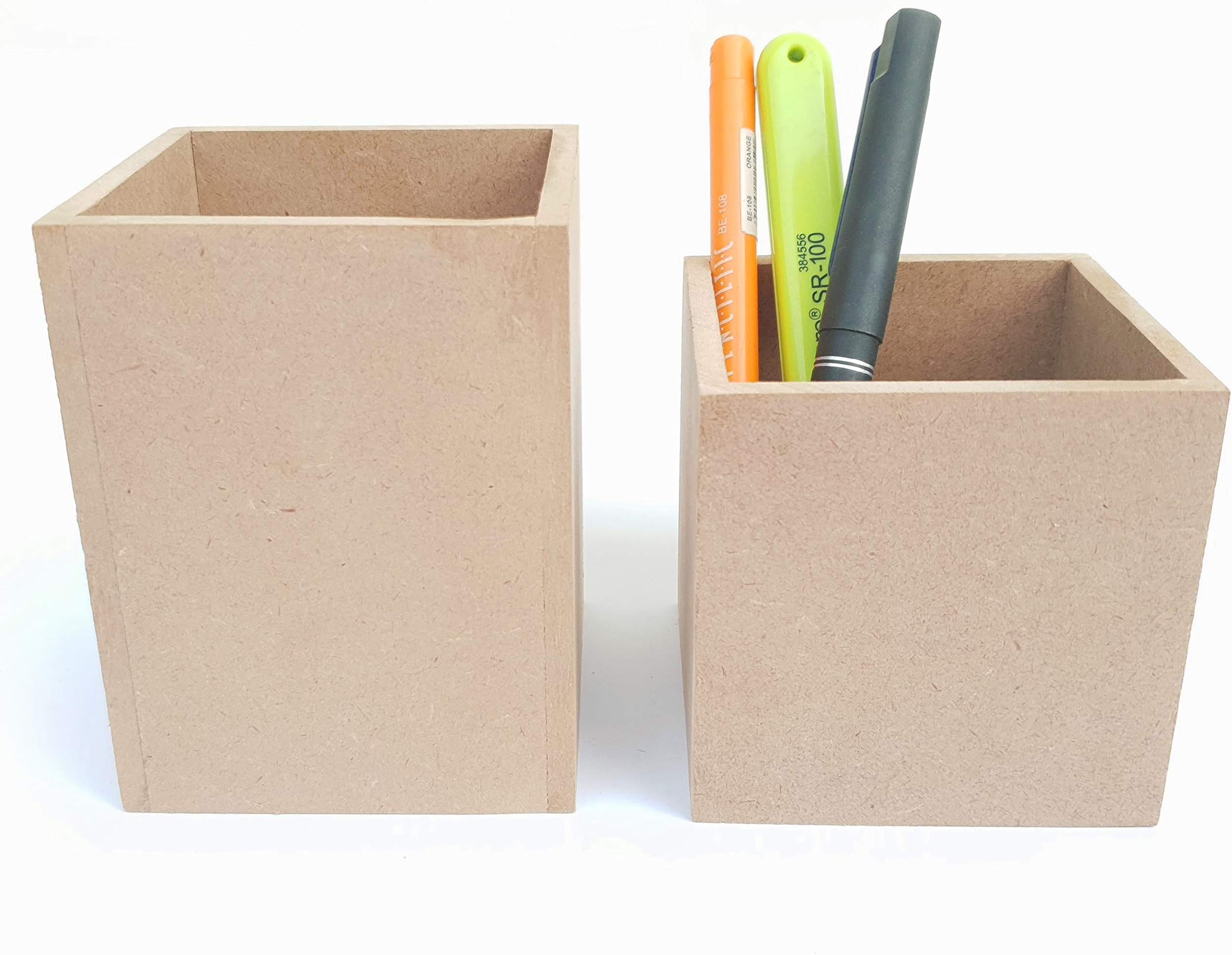 IVEI DIY MDF Key Chains Wood Sheet Craft - MDF Plain Multi Shaped Key ...