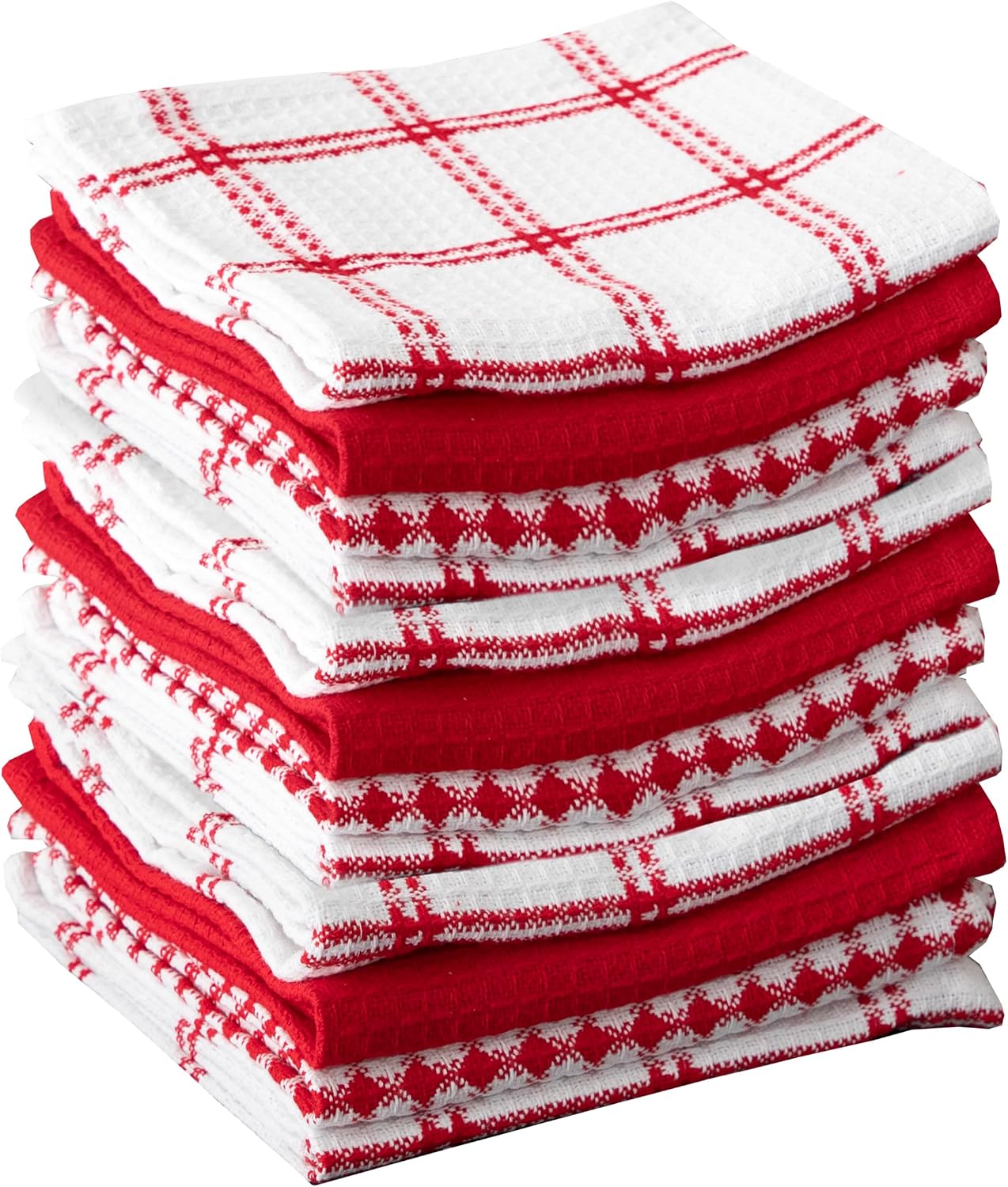 Amazon.com: T-Fal Premium Waffle Dish Cloths: Highly Absorbent, Super ...