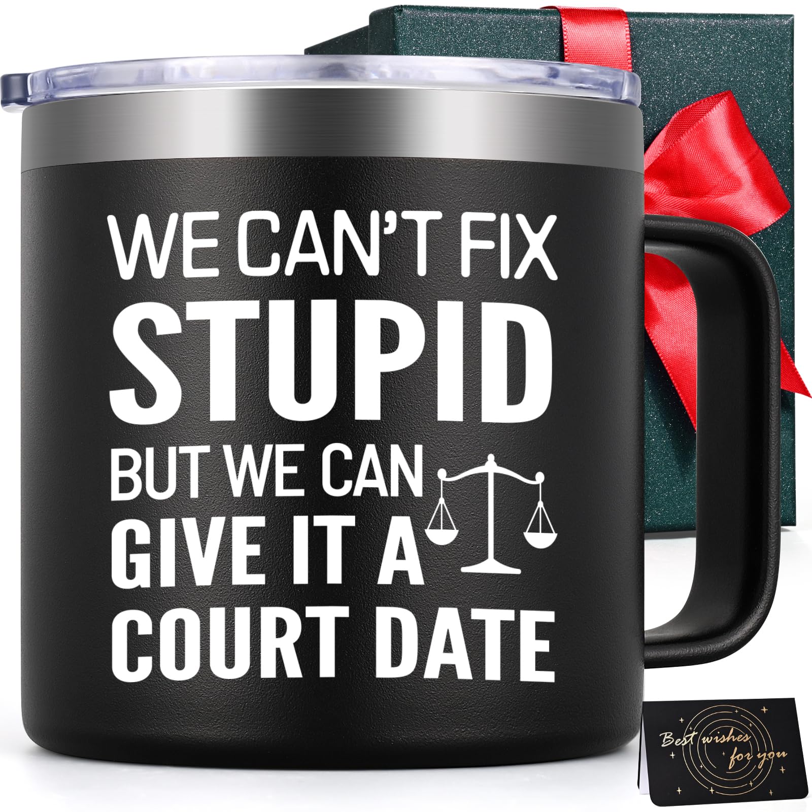 Amazon.com: LiqCool Lawyer Gifts for Men Women, 14 Oz We Can Give It A ...