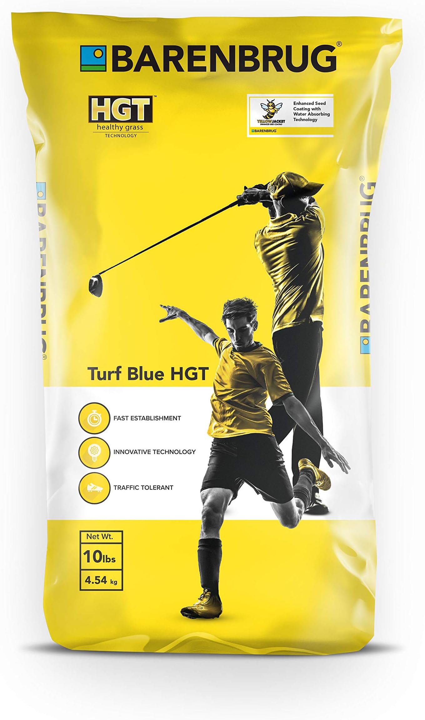Amazon.com : Barenbrug Turf Saver RTF Grass Seed with Yellow Jacket ...