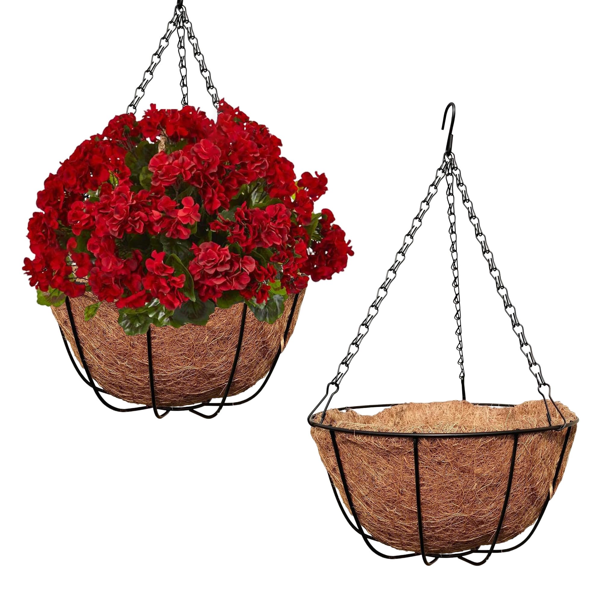 Amazon.com: MTB SUPPLY Garden Hanging Baskets 10 Inches Traditional ...