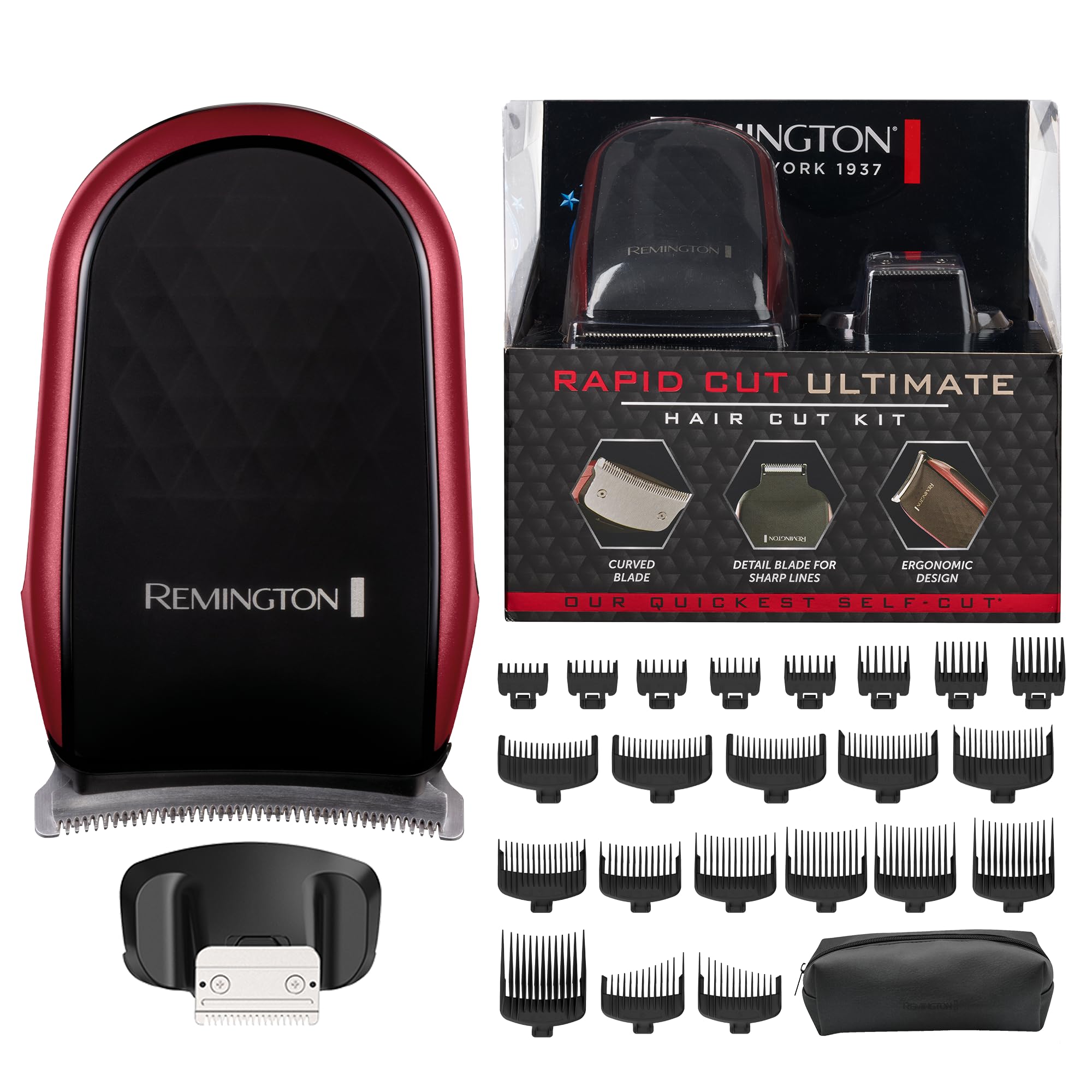 Remington Rapid Ultimate Hair Cut Kit, HC4400AU, CurveCut Blade ...