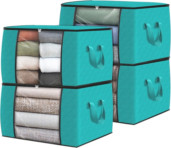 Amazon.com: Fab totes Storage Bags,Clothes Blanket Storage Bins ...