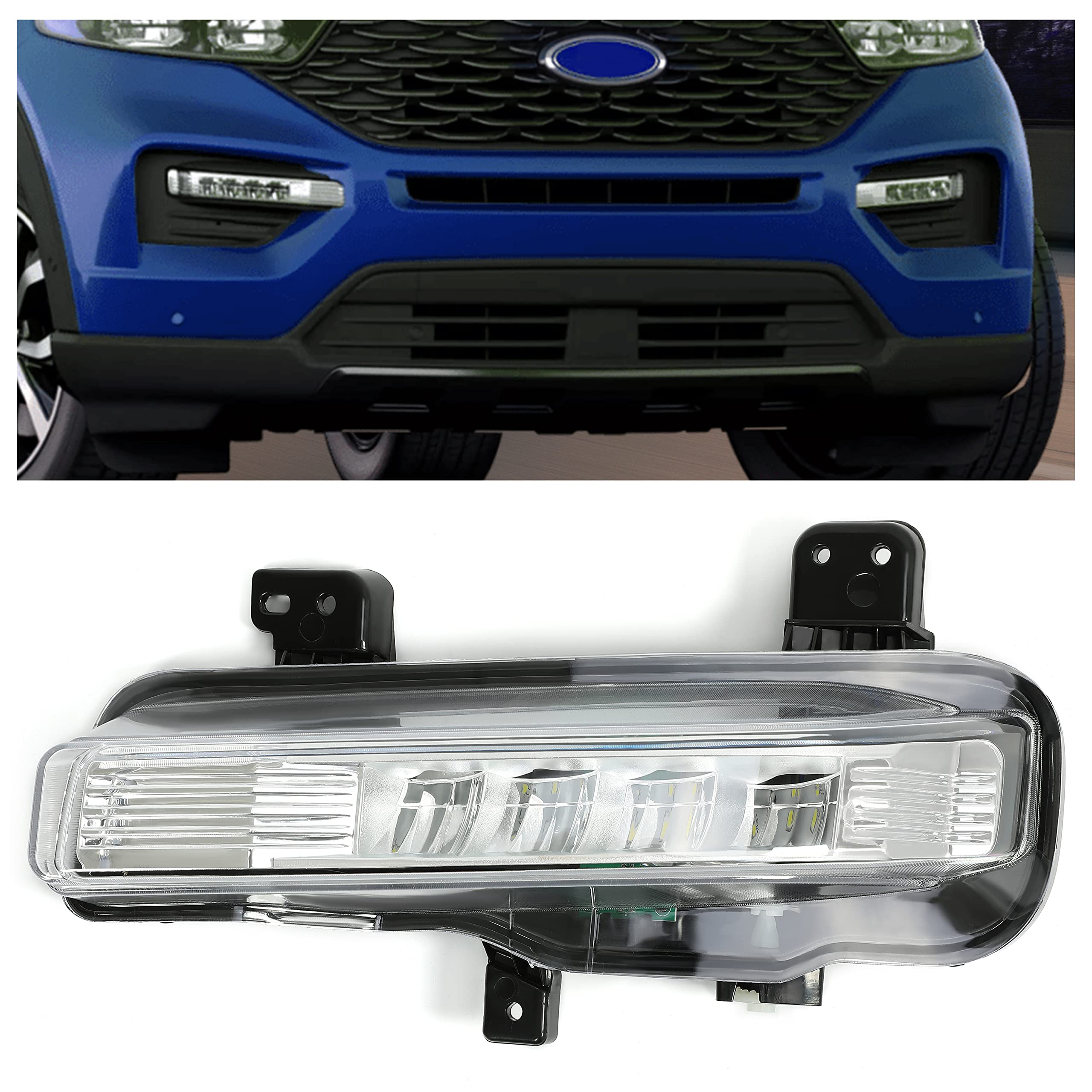 Amazon.com: HECASA LED Fog Light Compatible With 2020-2023 Ford ...