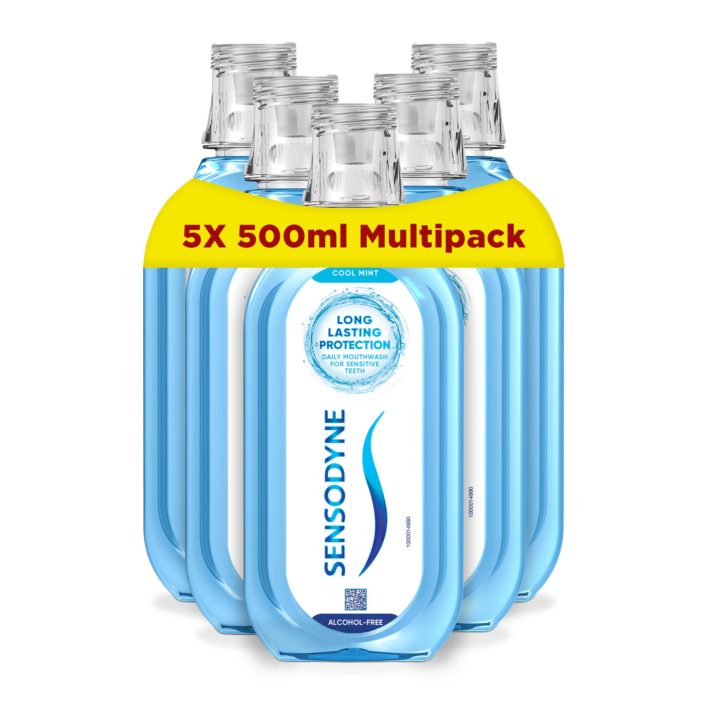 Sensodyne Mouthwash for Sensitive Teeth, Enamel Care Alcohol Free ...