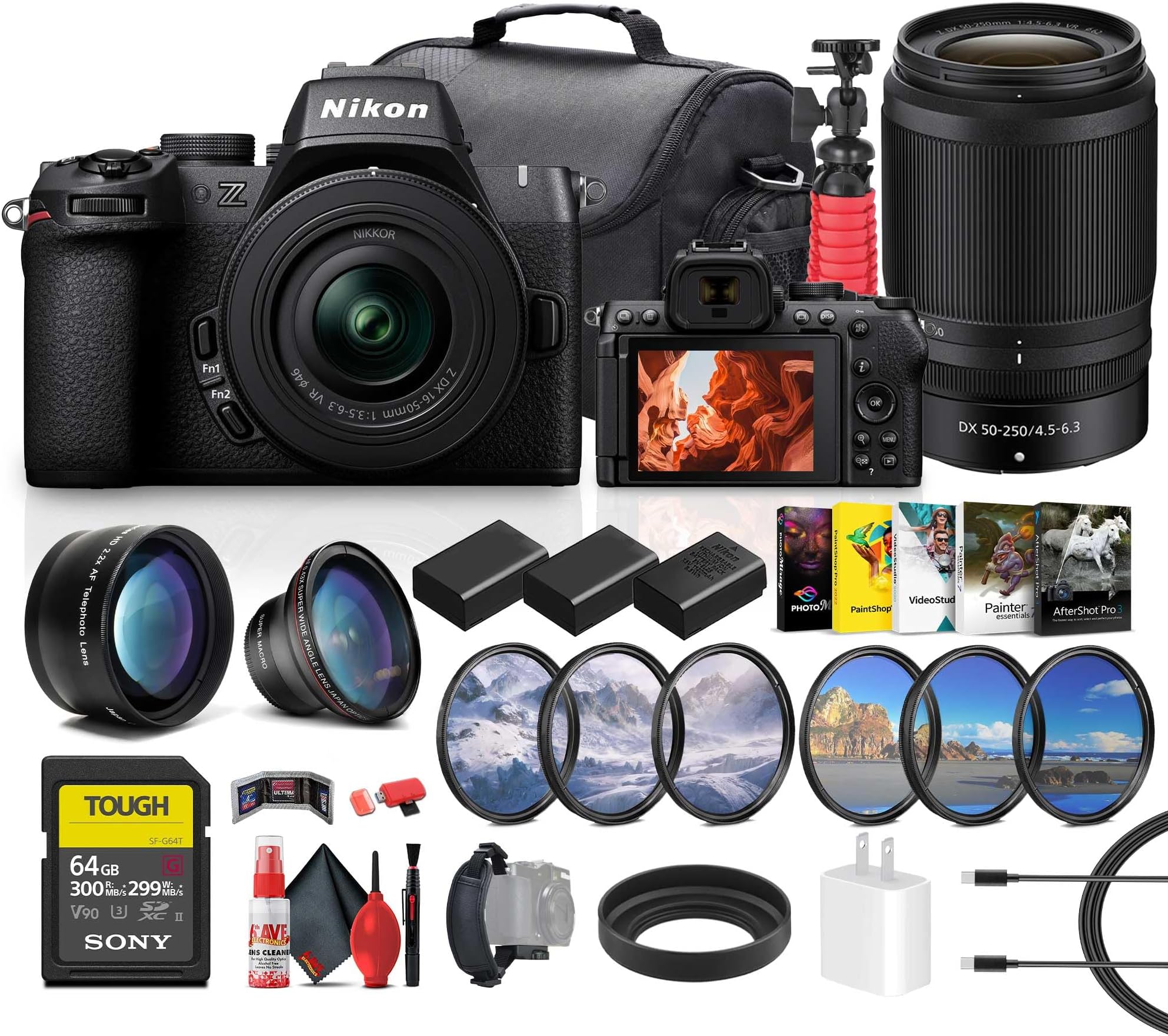 Amazon.com: Nikon Z50 II Compact Mirrorless Camera NIKKOR Z DX 16-50mm ...