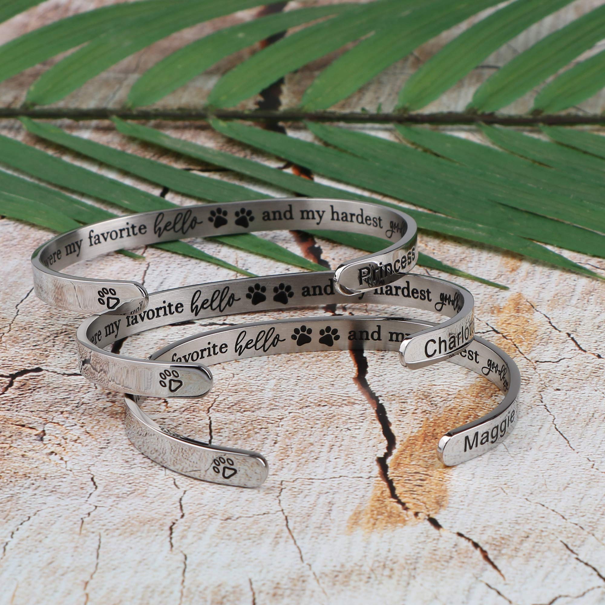 Dog Memorial Bracelet for Women Girls Remembrance Sympathy Memory Loss ...