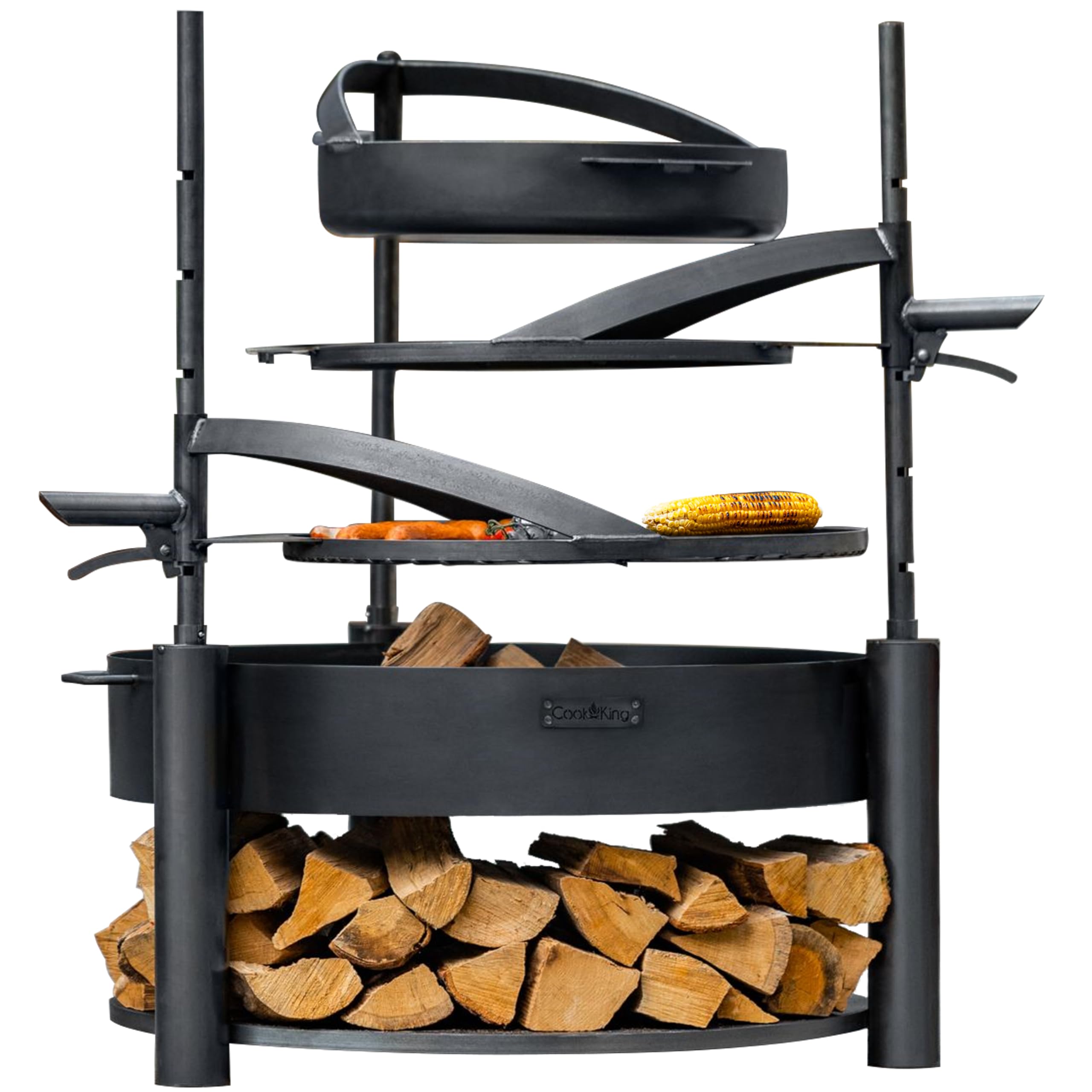 Amazon.com : Grand Hearth 32" Cooking Fire Pit, Deluxe 3-in-1 Grill ...