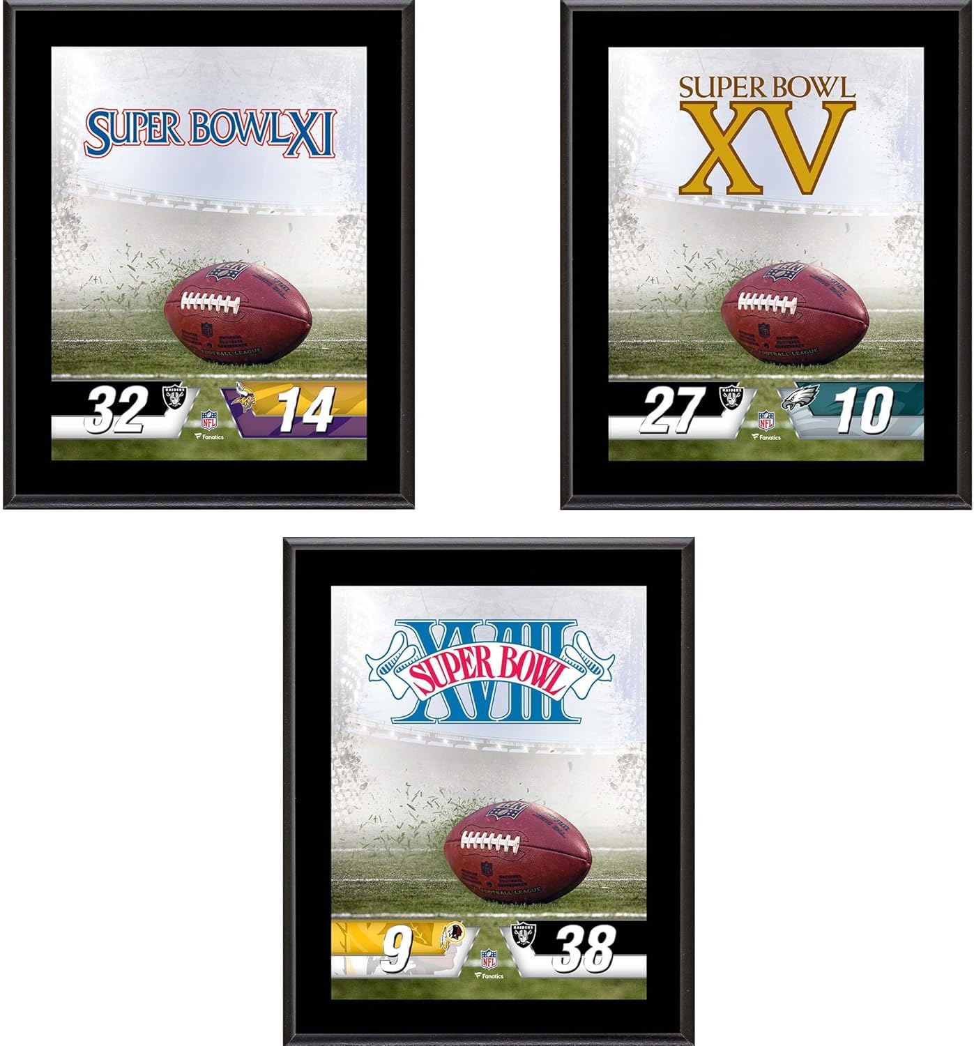 Las Vegas Raiders 10.5" x 13" Sublimated Super Bowl Champion Plaque ...