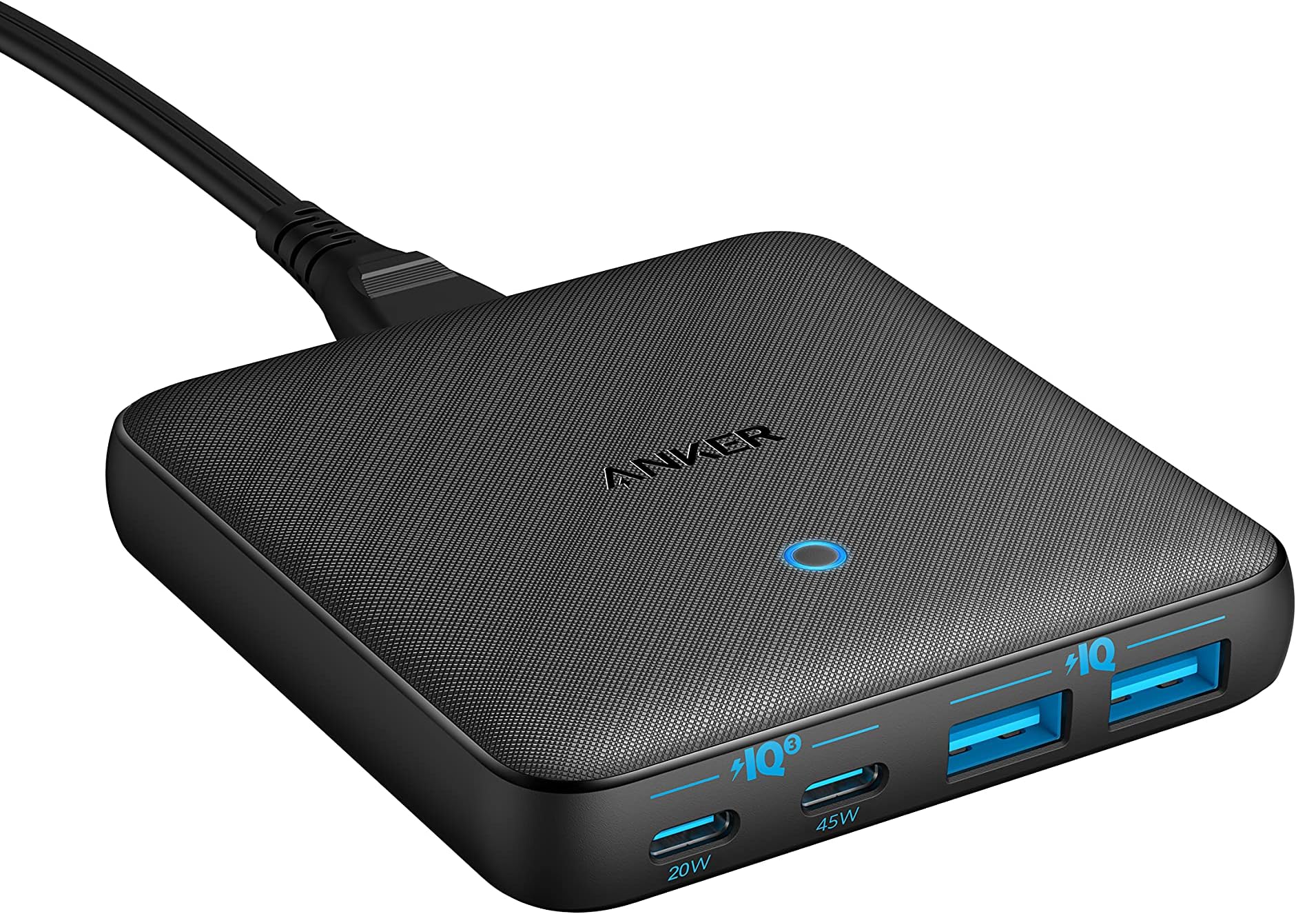 Anker Cargador USB, PowerPort 6 USB 60W de 6 Puertos, Cargador de ...