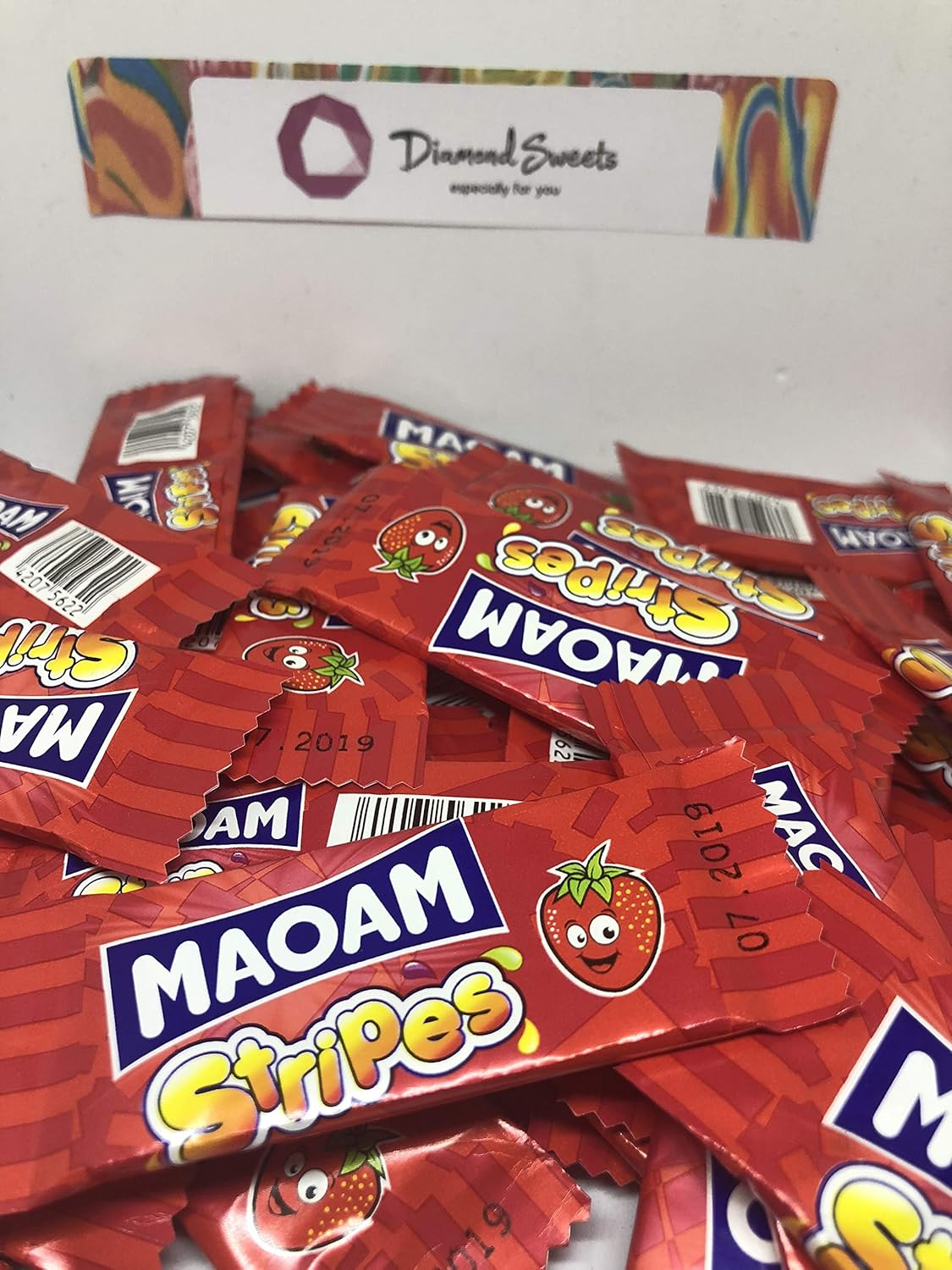 100 x Haribo Maoam Stripes by Diamond Sweets - Choose Your Own Flavour ...