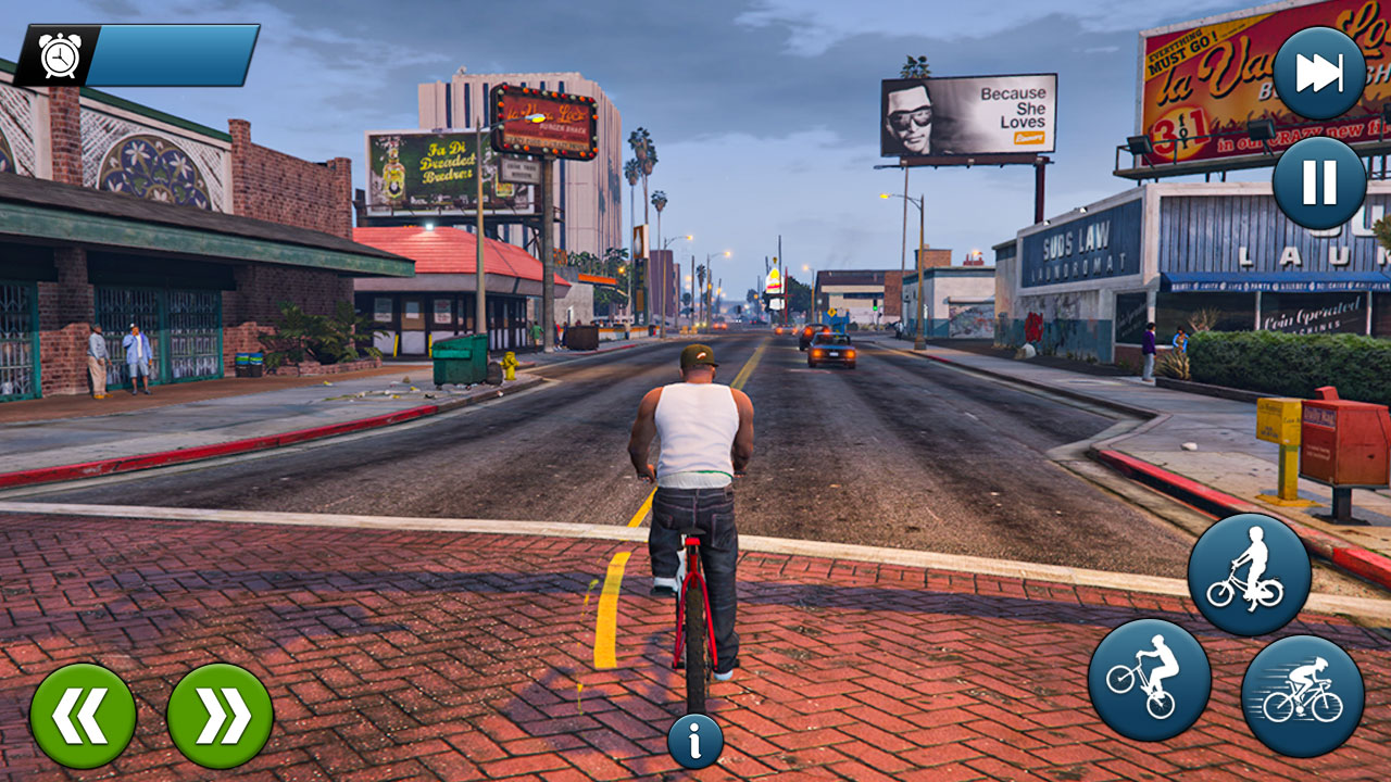 Open World Gangster Bicycle Racing Games Grand Dirt Bike Stunts - App ...