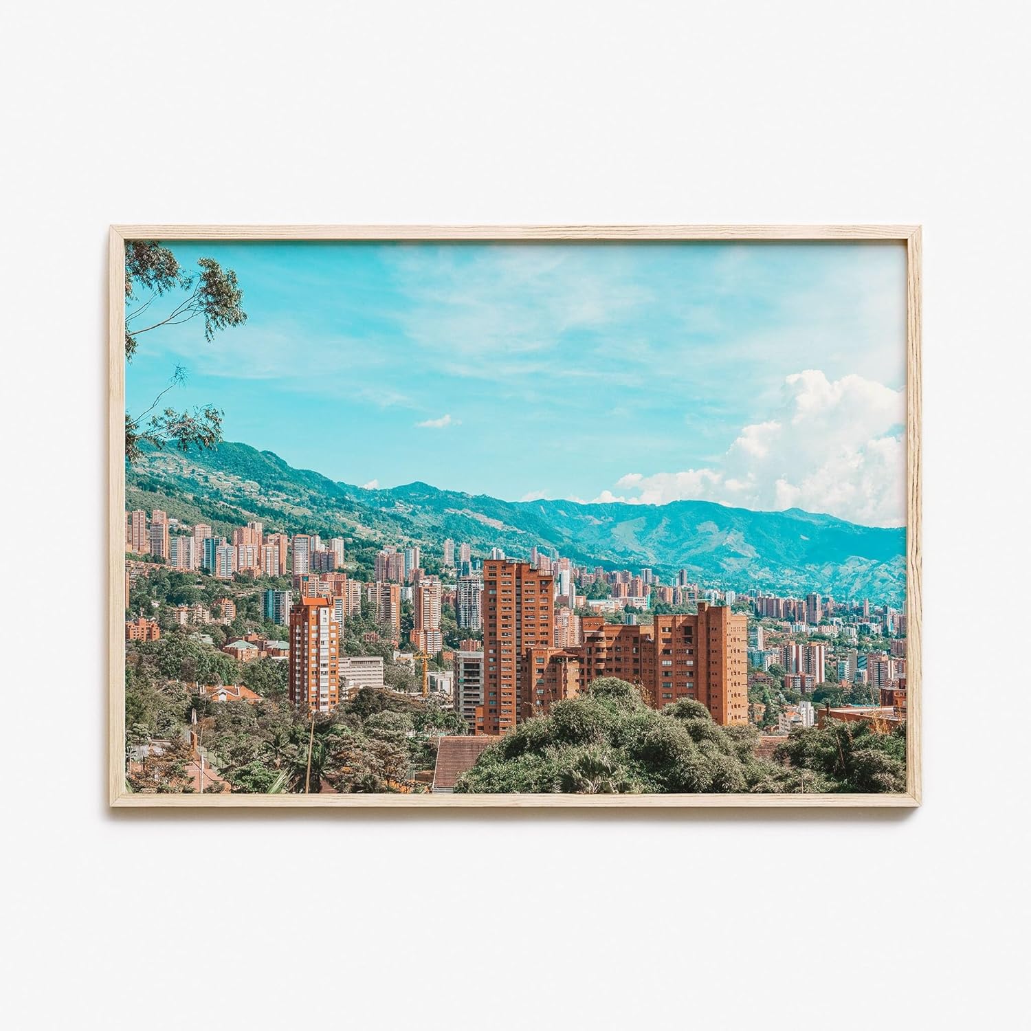Amazon.com: Medellín Colorful Poster Print Horizontal, Medellin Photo ...