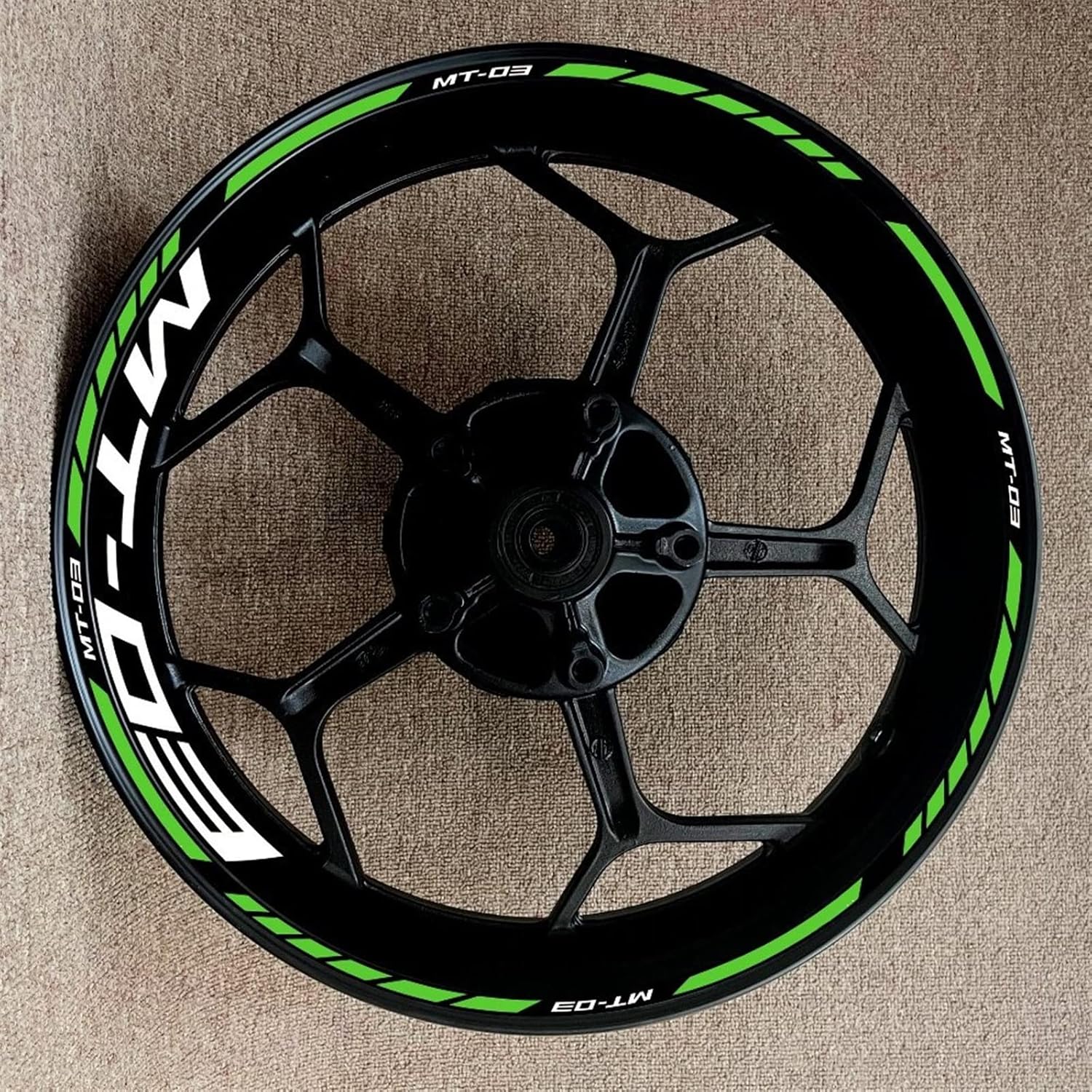 Decoration Wheel Hub Motorcycle Hub Decal 17 Inch Rim Decoration ...