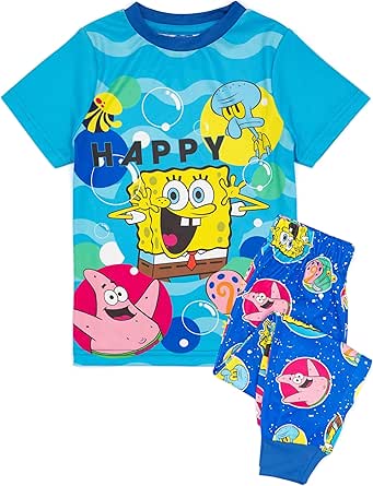 Amazon.com: SpongeBob SquarePants Pijamas para niños Calamardo Patrick ...