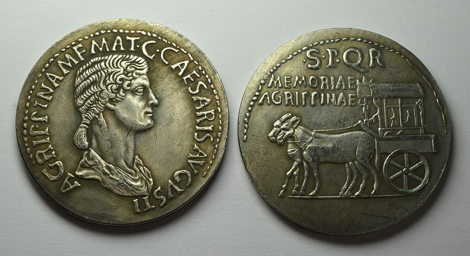 The Commemorative Coin Company Large Roman Silver Sestertius Coin ...