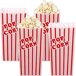 infactory Popcornbecher: 4er-Set Wiederverwendbare Popcorn-Boxen, 2 ...