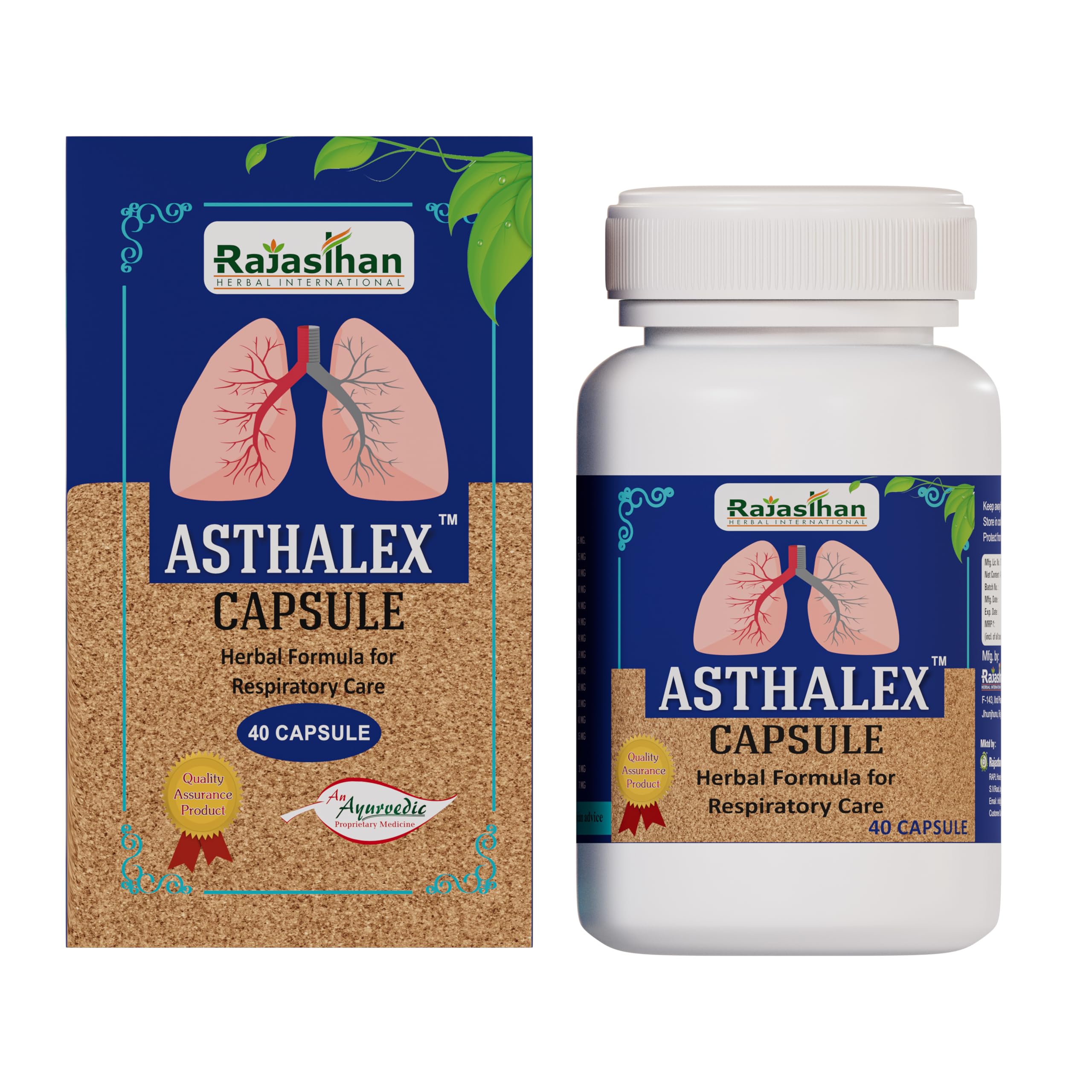 Buy RAJASTHAN AUSHDHALAYA Asthalex Capsule Useful For Respiratory Care ...