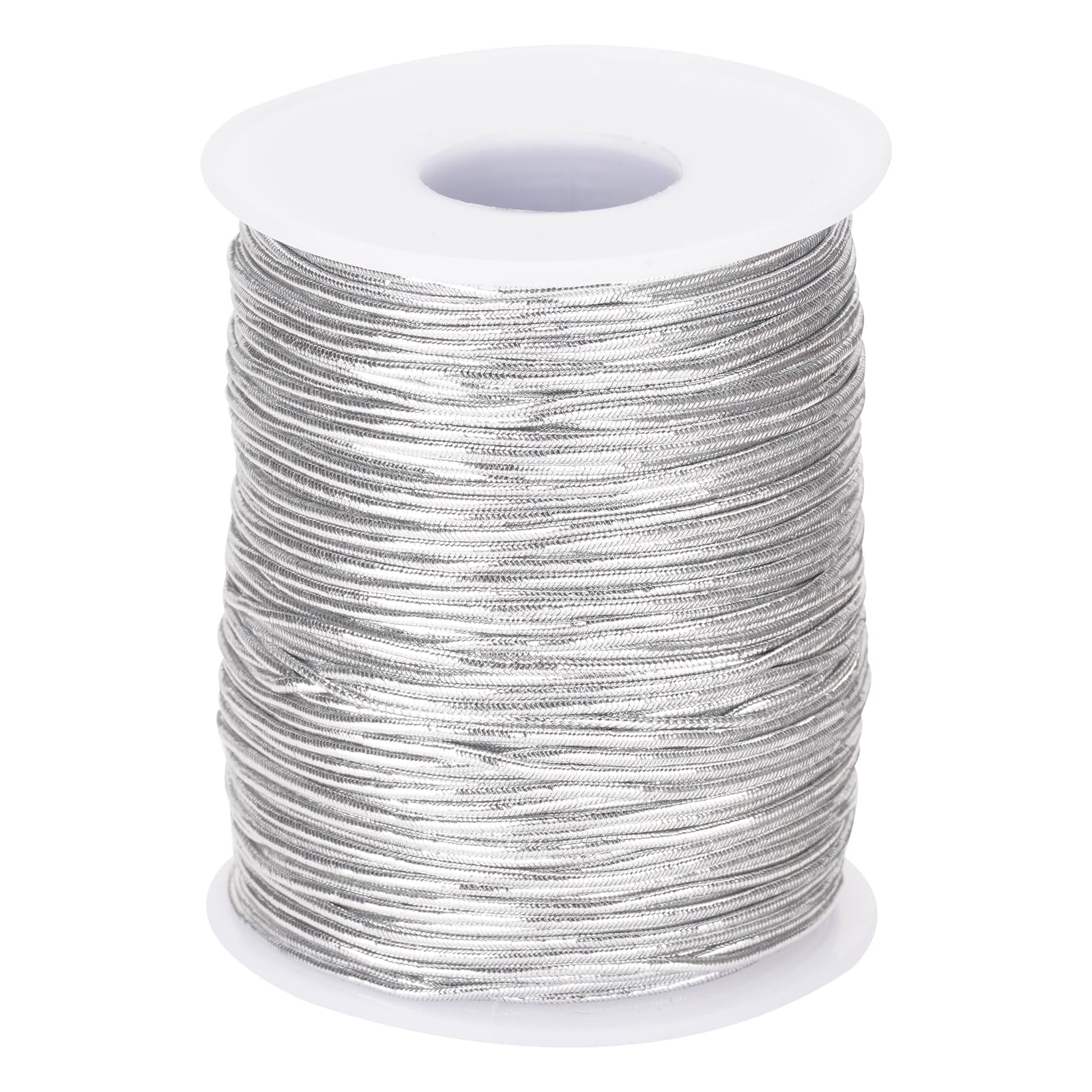 Amazon.com: joycraft Elastic Cords, Metallic Stretch Cords, Silver ...