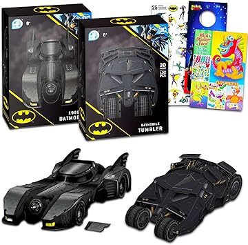 Amazon.com: 2 Batmobile 3D Puzzle Set - Bundle with 3D Puzzle Featuring ...