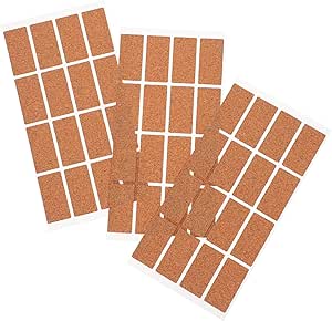 Amazon.com : HOODANCOS 48pcs Cork Label Stickers Blank Stickers for ...
