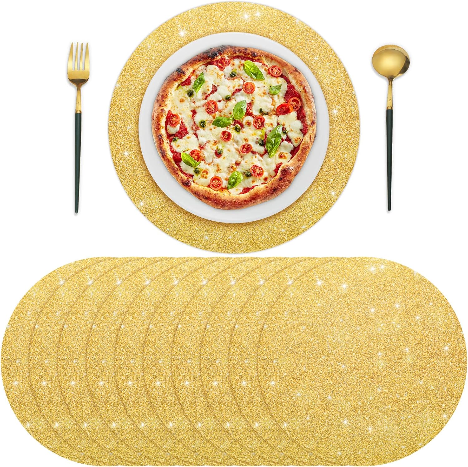 Amazon.com: Roshtia 100 Pcs Paper Placemat Disposable Placement Mats ...