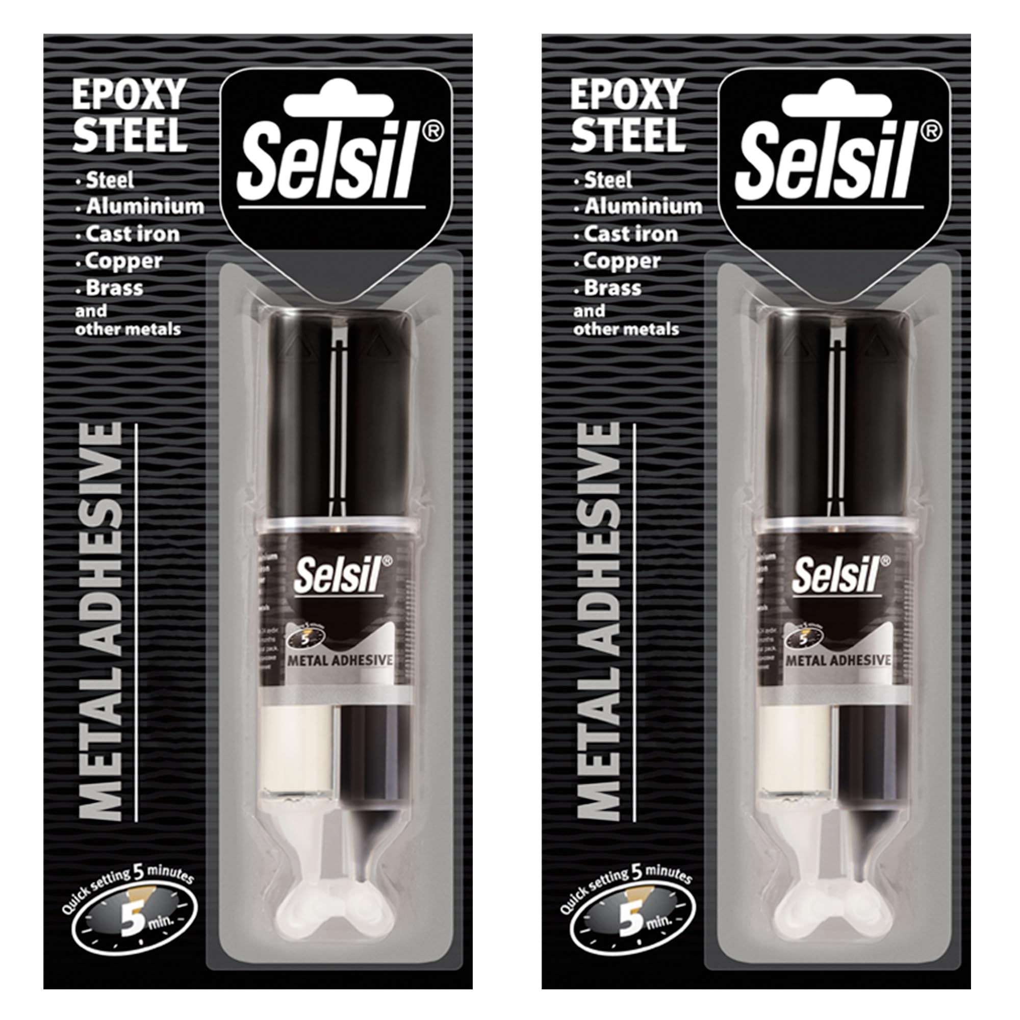 Snapklik.com : SELSIL Quick Epoxy Metal Adhesive Syringe, Strongest ...