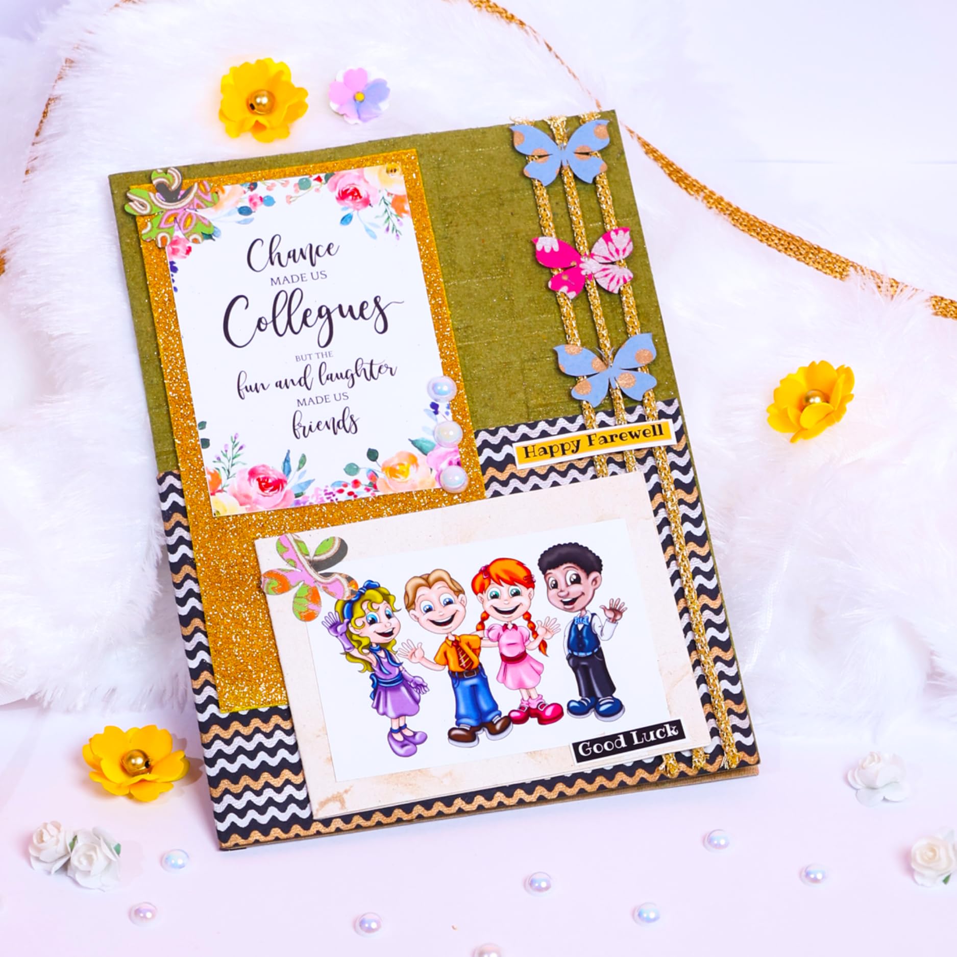 Handmade Greeting Cards Designs For Farewell Farewell Card: Set Of