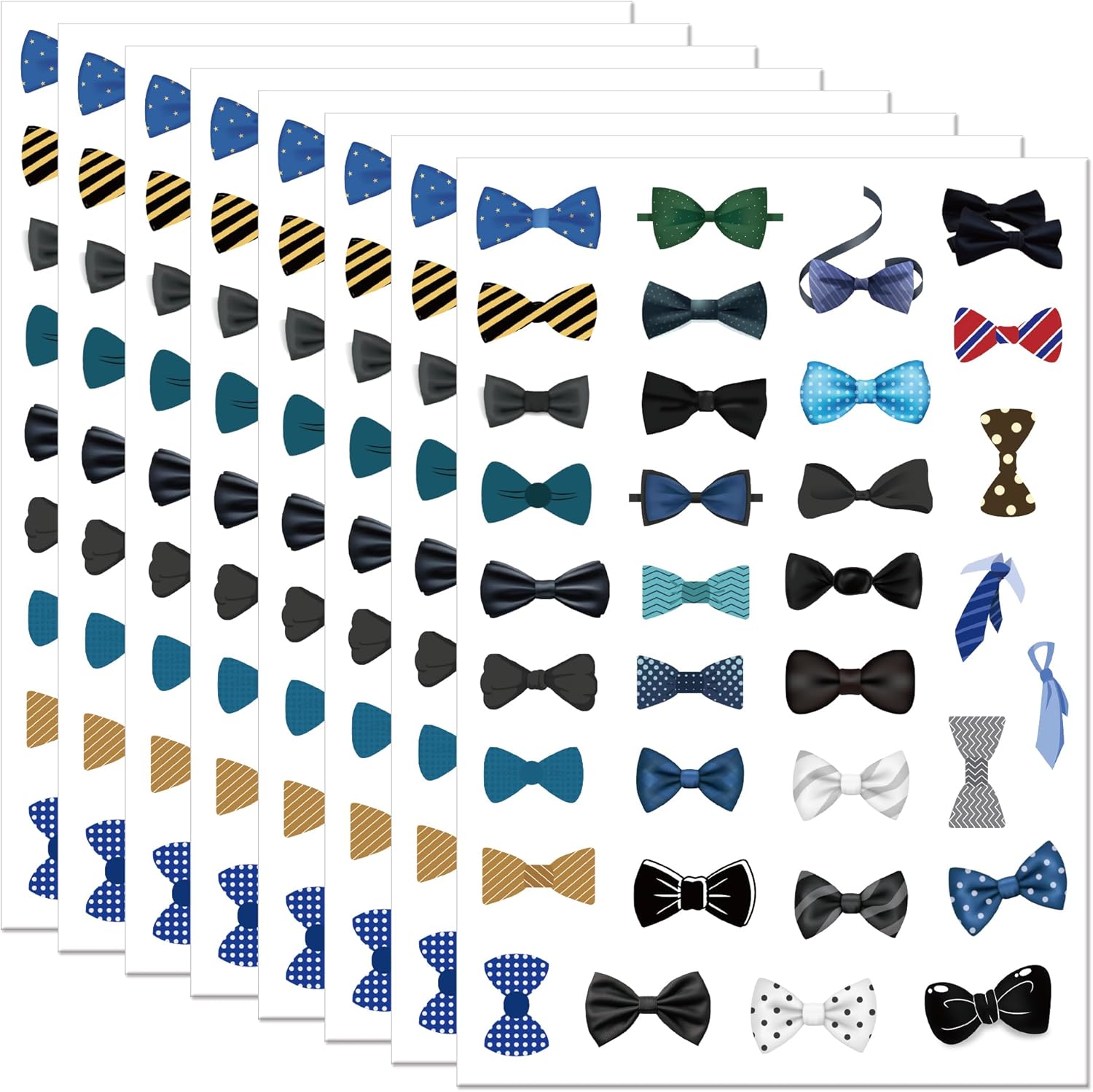 Amazon.com: CupaPlay 816PCS Bow Tie Stickers Party Favors-Bow Tie ...