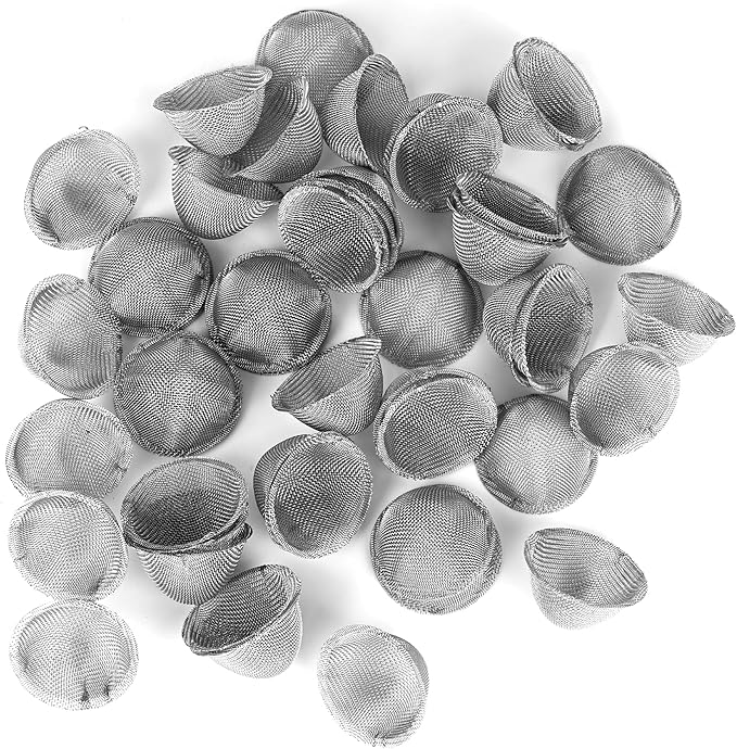 Amazon.com: 50 PCS Pipe Screens 3/4 Inch 100% Stainless Steel Bowl ...