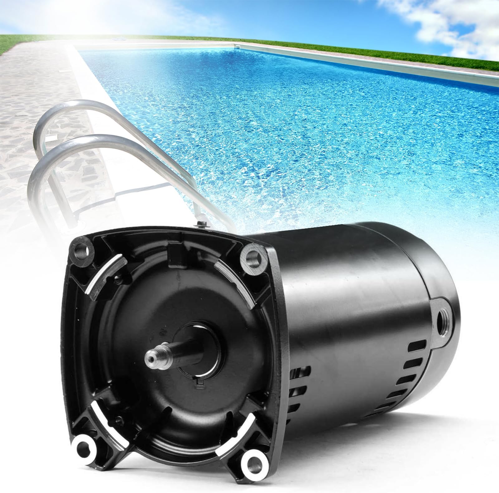 Amazon.com: GOMADEIT USQ1072 Pool Pump Motor 3/4 HP, 13.4/6.7 Amps, 1.3 ...