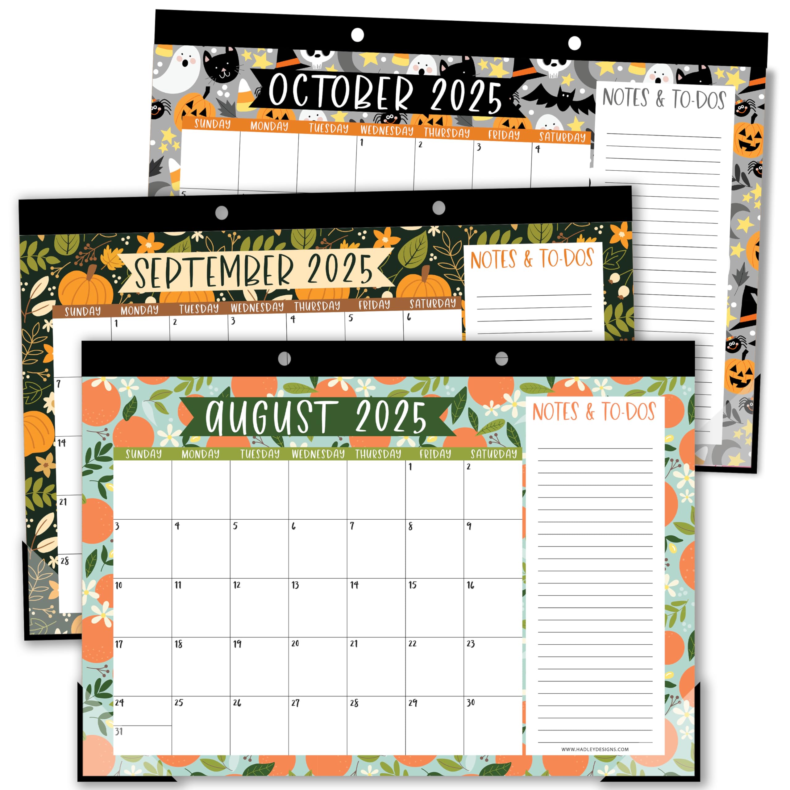 Snapklik.com : Hadley Designs Teacher Desk Calendar 2025-2026 18-Month ...