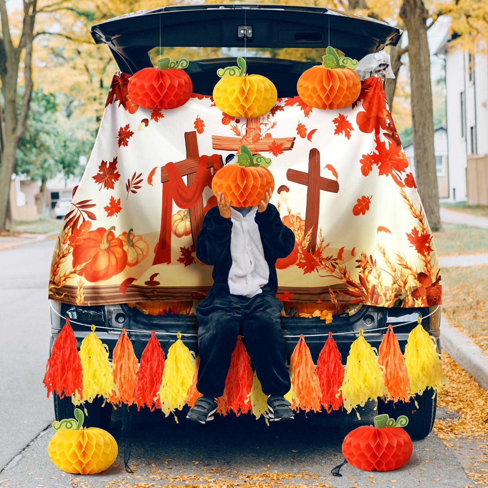 Snapklik.com : Preboun 31 Pcs Christian Halloween Trunk Or Treat Car ...