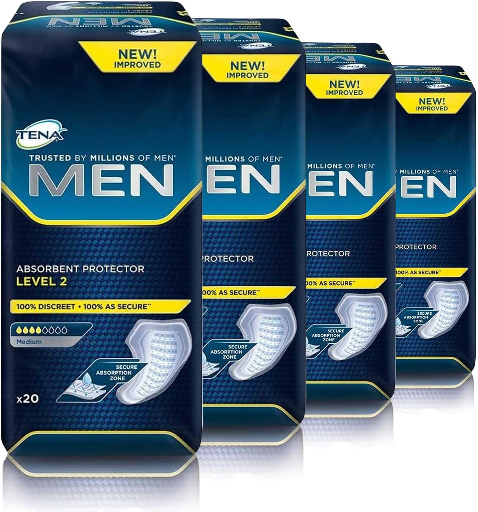 Amazon.com: TENA Men Protective Shield Extra Light Bladder Weakness ...