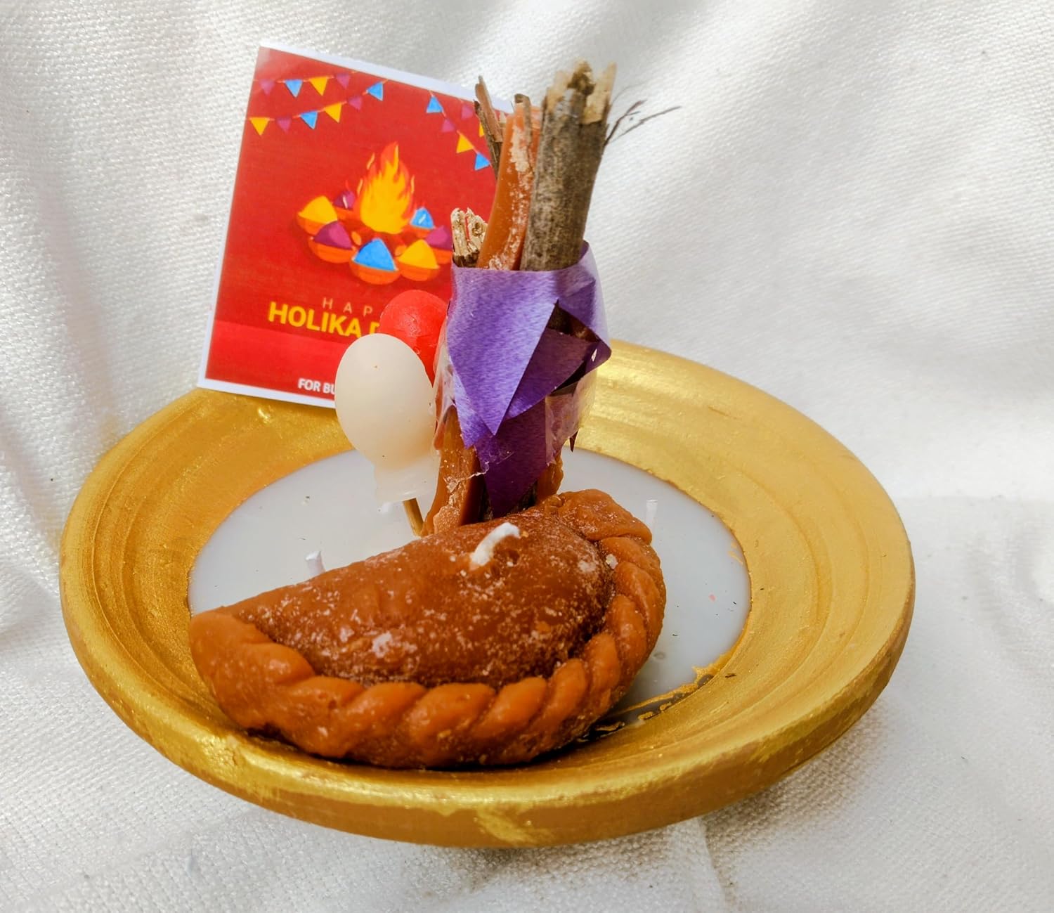 HOLIKA Dahan Festival Candle| Holi Hai| Holi Gift| Hawan | Puja| 480 GM ...