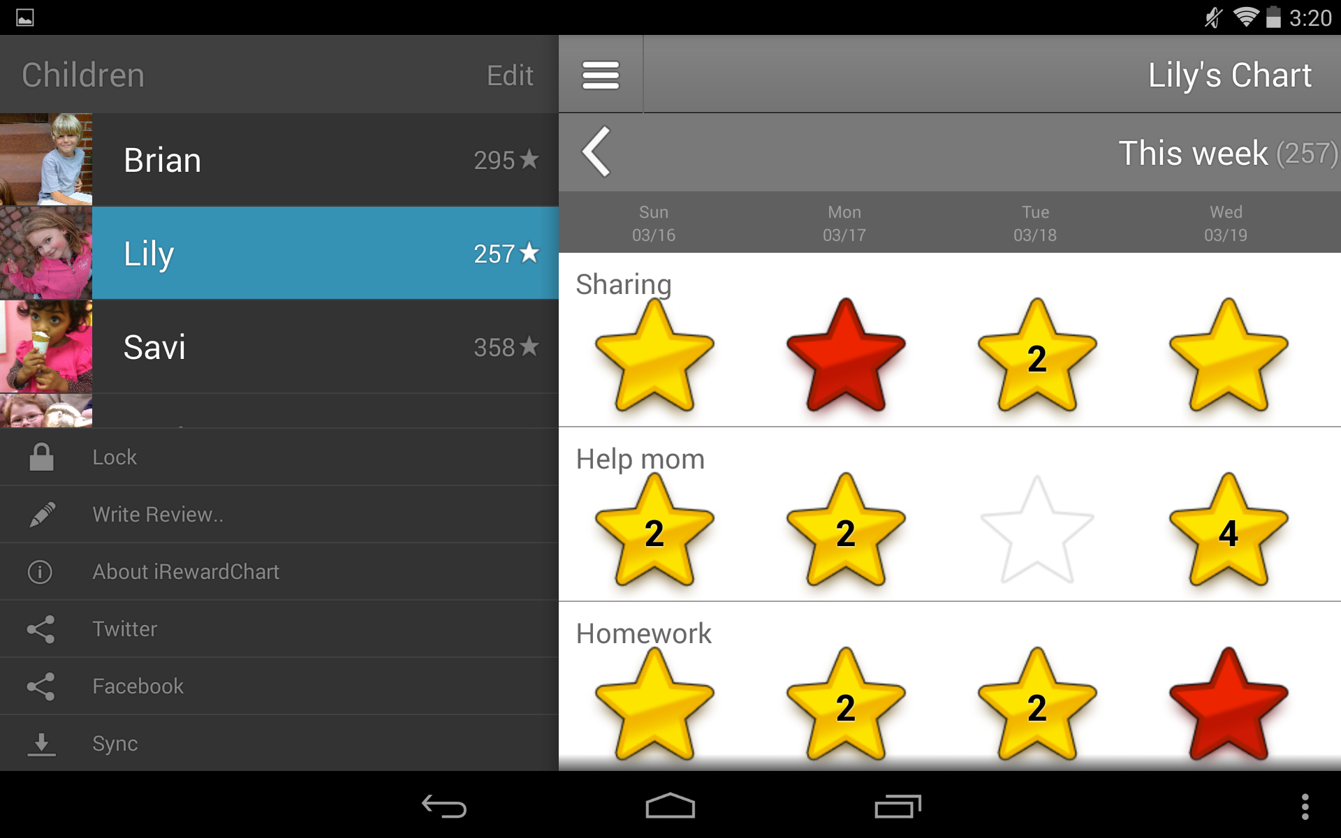 iRewardChart - App on the Amazon Appstore