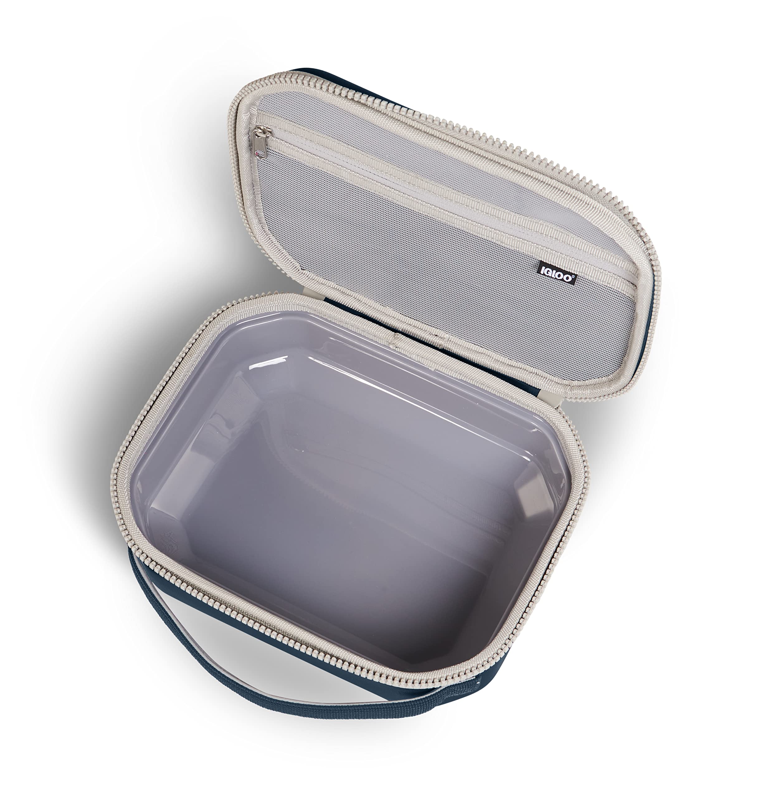 Snapklik.com : Navy Blue Hard Body Modern Lunch Cooler