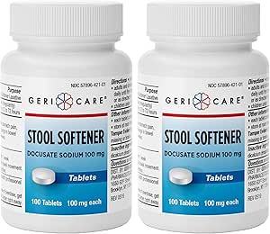 Amazon.com: GeriCare Docusate Sodium Stool Softeners, Best Stool ...