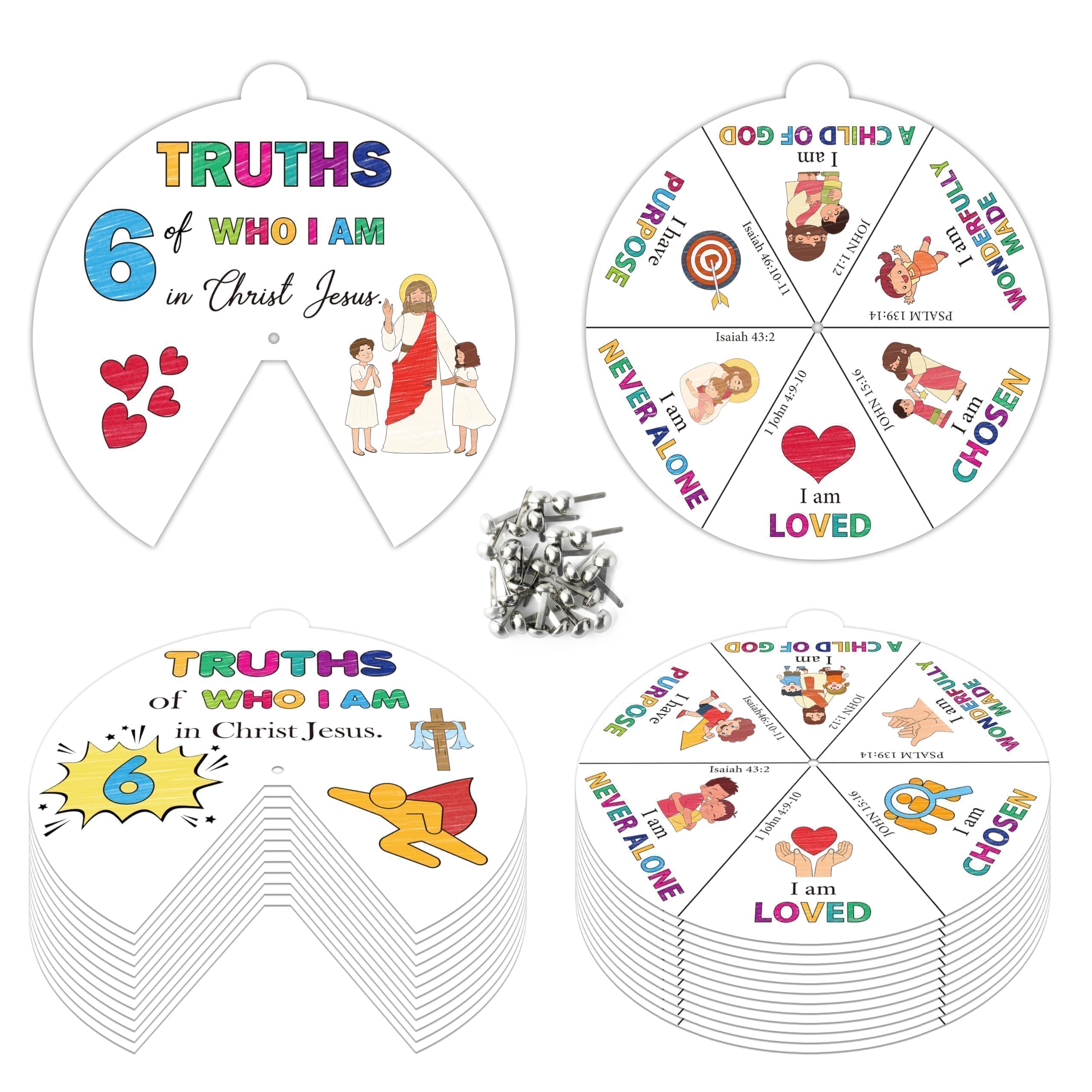 Snapklik.com : Religious Paper Crafts Coloring Wheel, 72P Easter Sunday ...